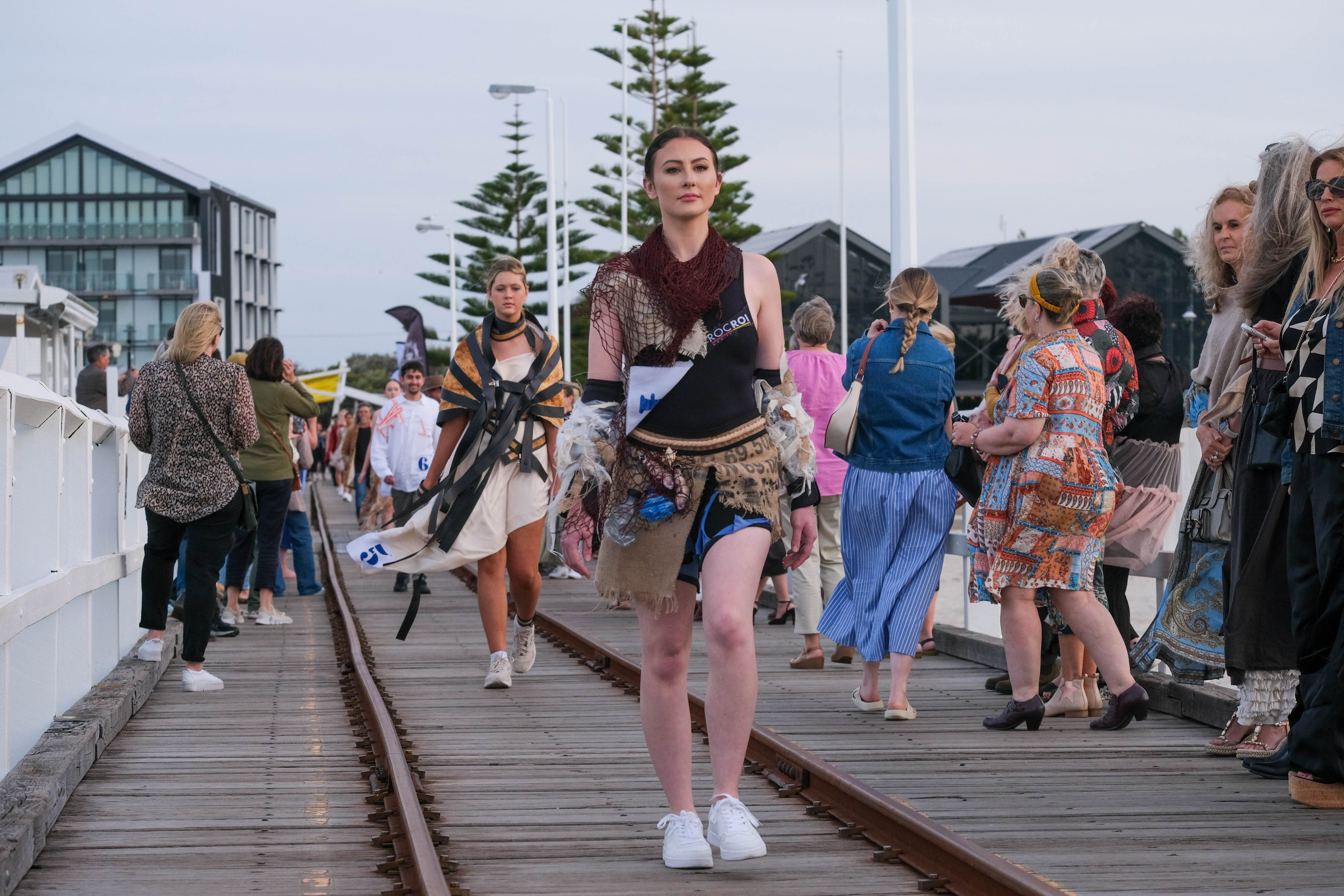 Busselton jetty hosts 3.6km catwalk showcasing sustainable fashion ...