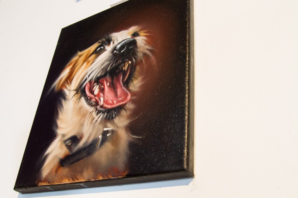 Artist paints the portraits of 100 shelter dogs to encourage others to ...