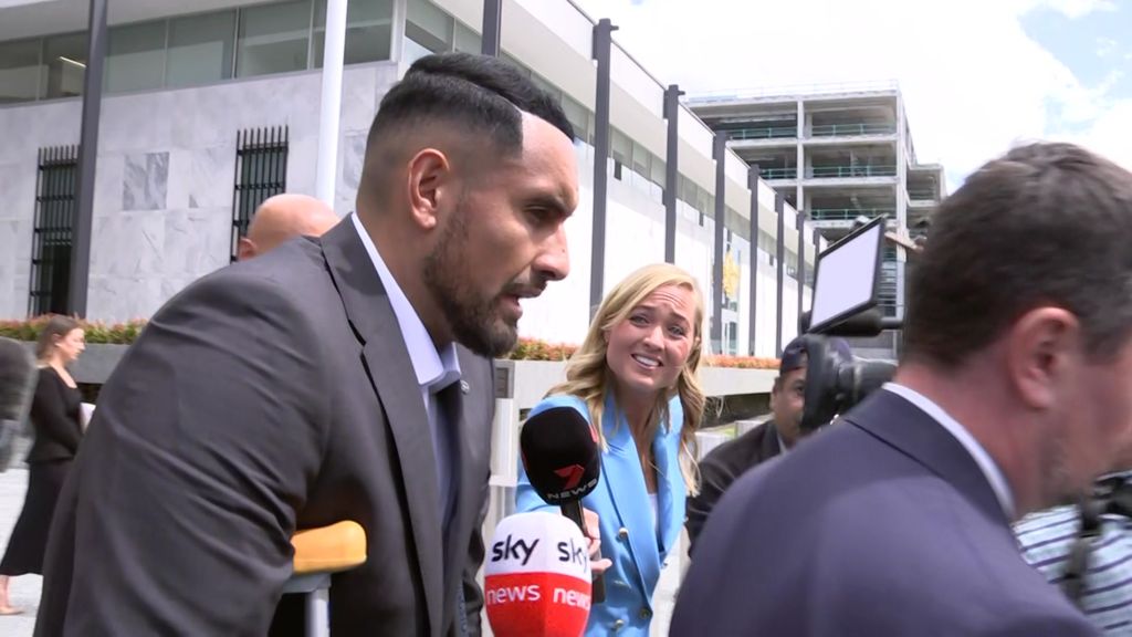Nick Kyrgios leaves court after charges dismissed - ABC News