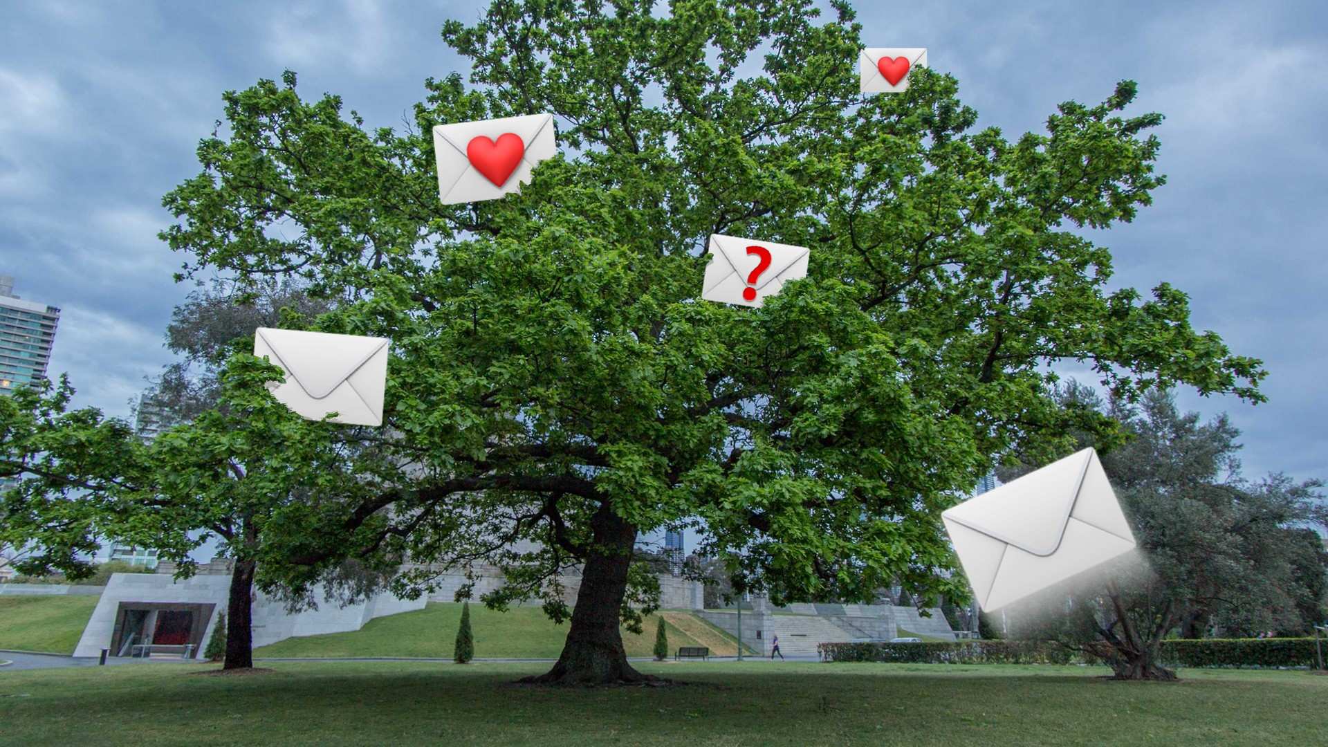 People from all over the world are sending emails to Melbourne's trees ...