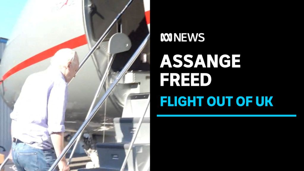 Julian Assange's plane lands in Thailand - ABC News