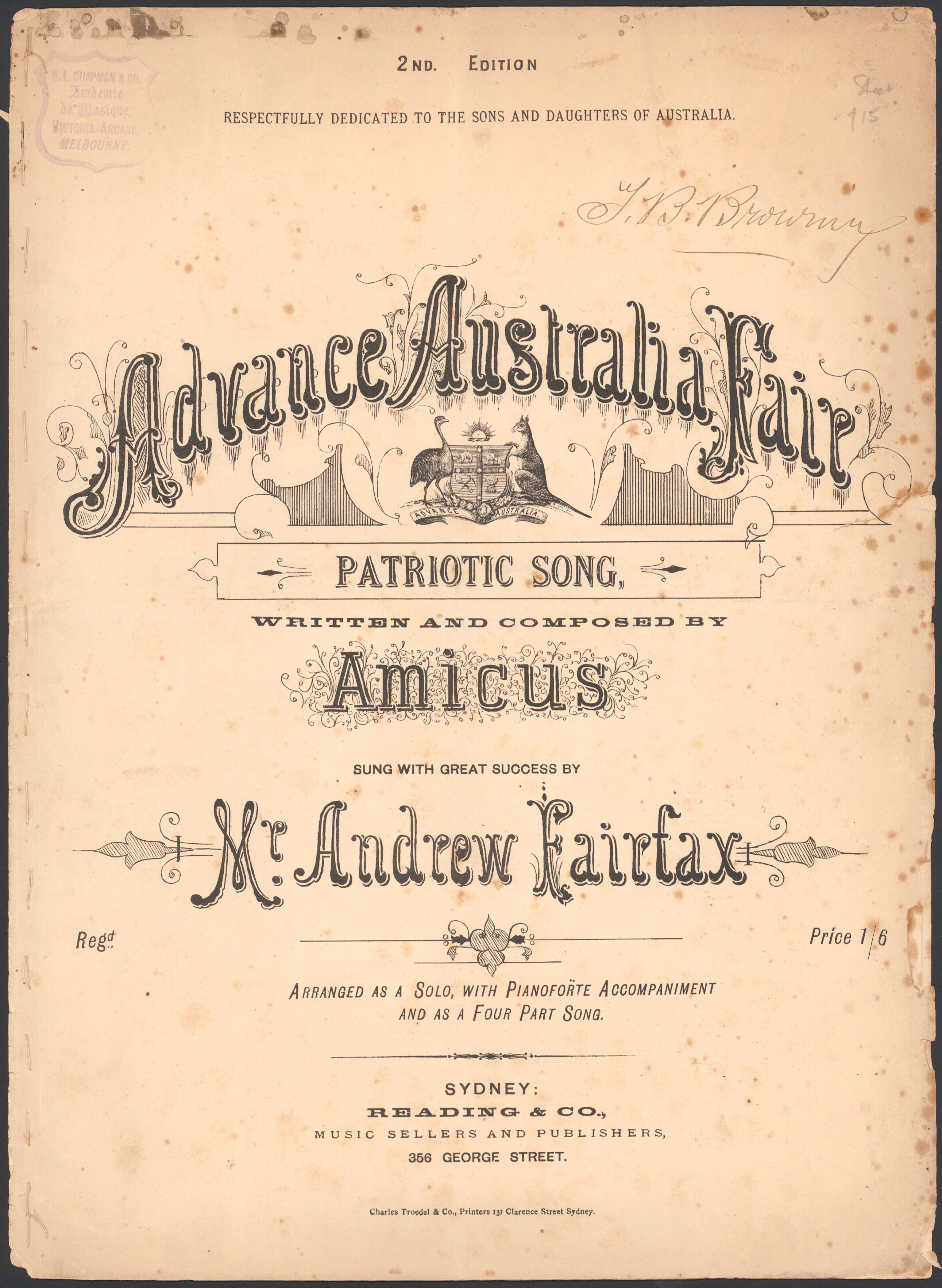 Advance Australia Fair: the history of an anthem - ABC listen