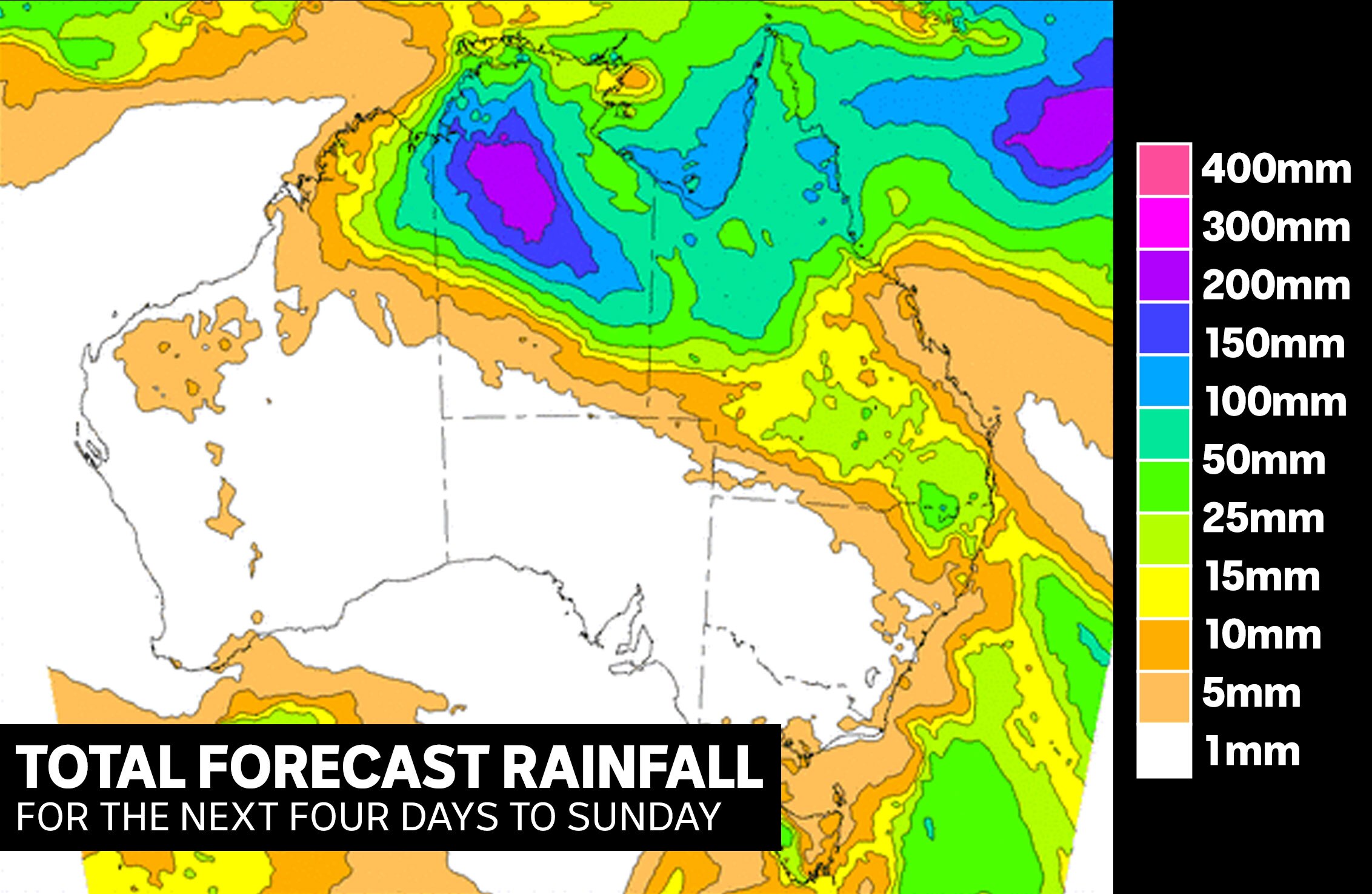 Forecast tropical cyclone expected to track south towards Queensland ...