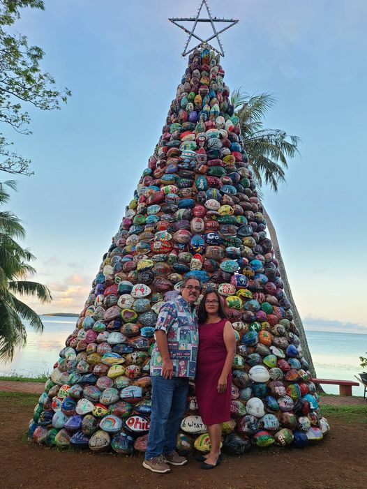 Tree of a thousand coconuts has become a Christmas tradition in Guam ...