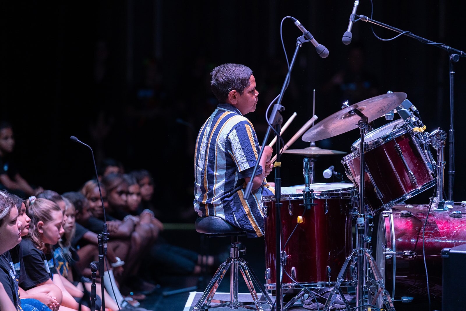 Jack Butcher isn't missing a beat as he follows his drumming dream ...