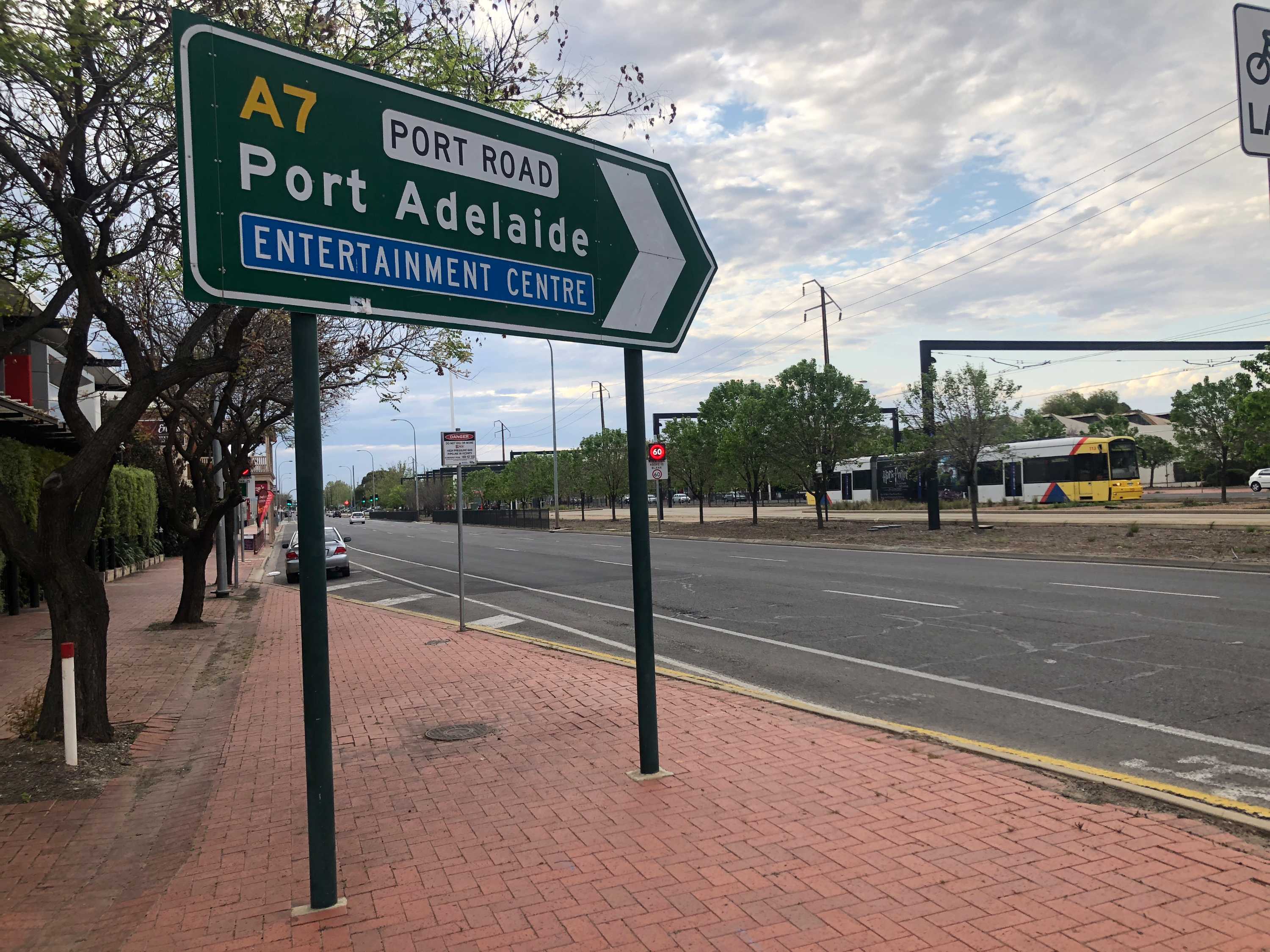 Was there ever going to be a canal on Port Road and is that why it is ...