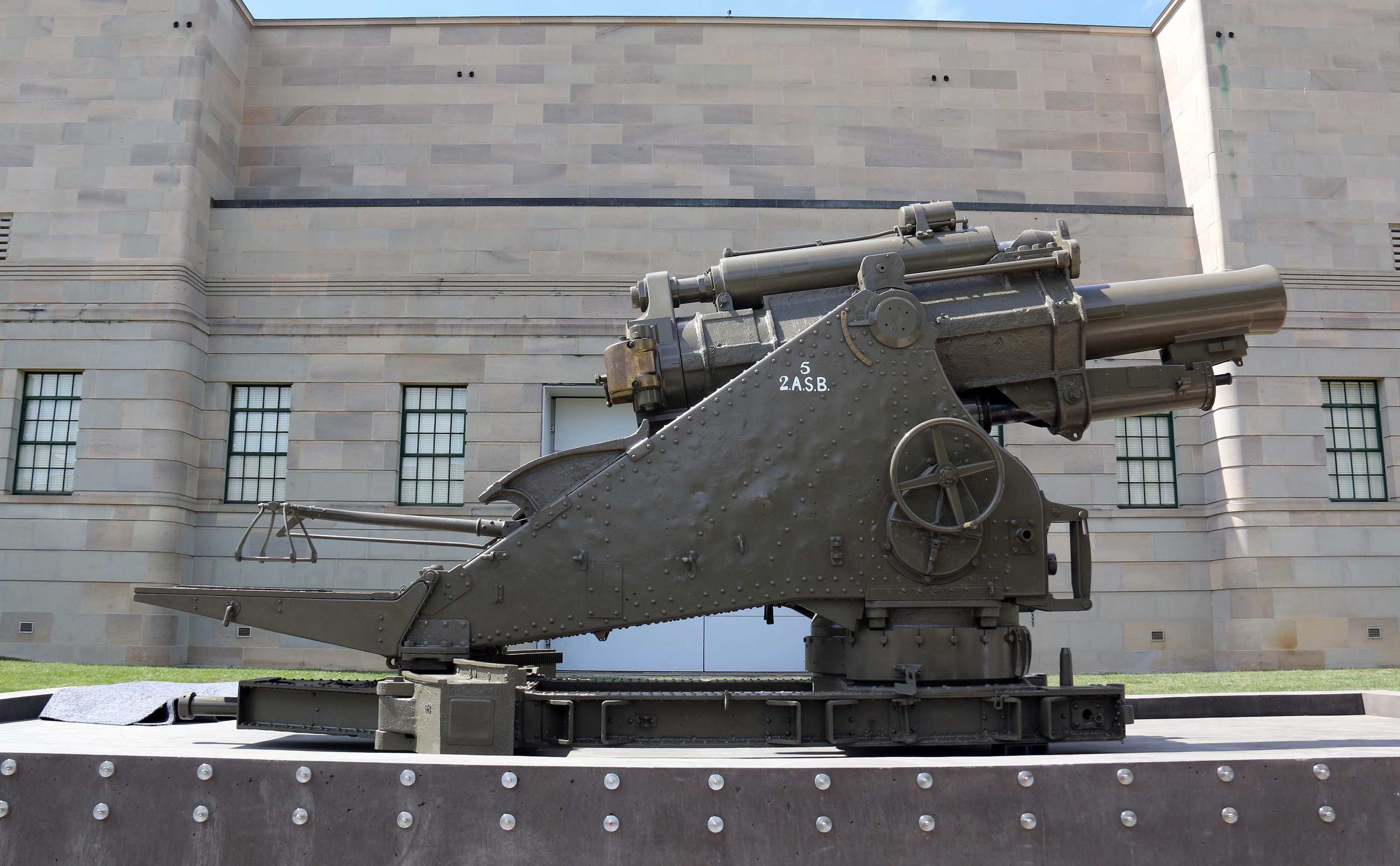 Rare WWI gun unveiled at Australian War Memorial in Canberra ahead of ...
