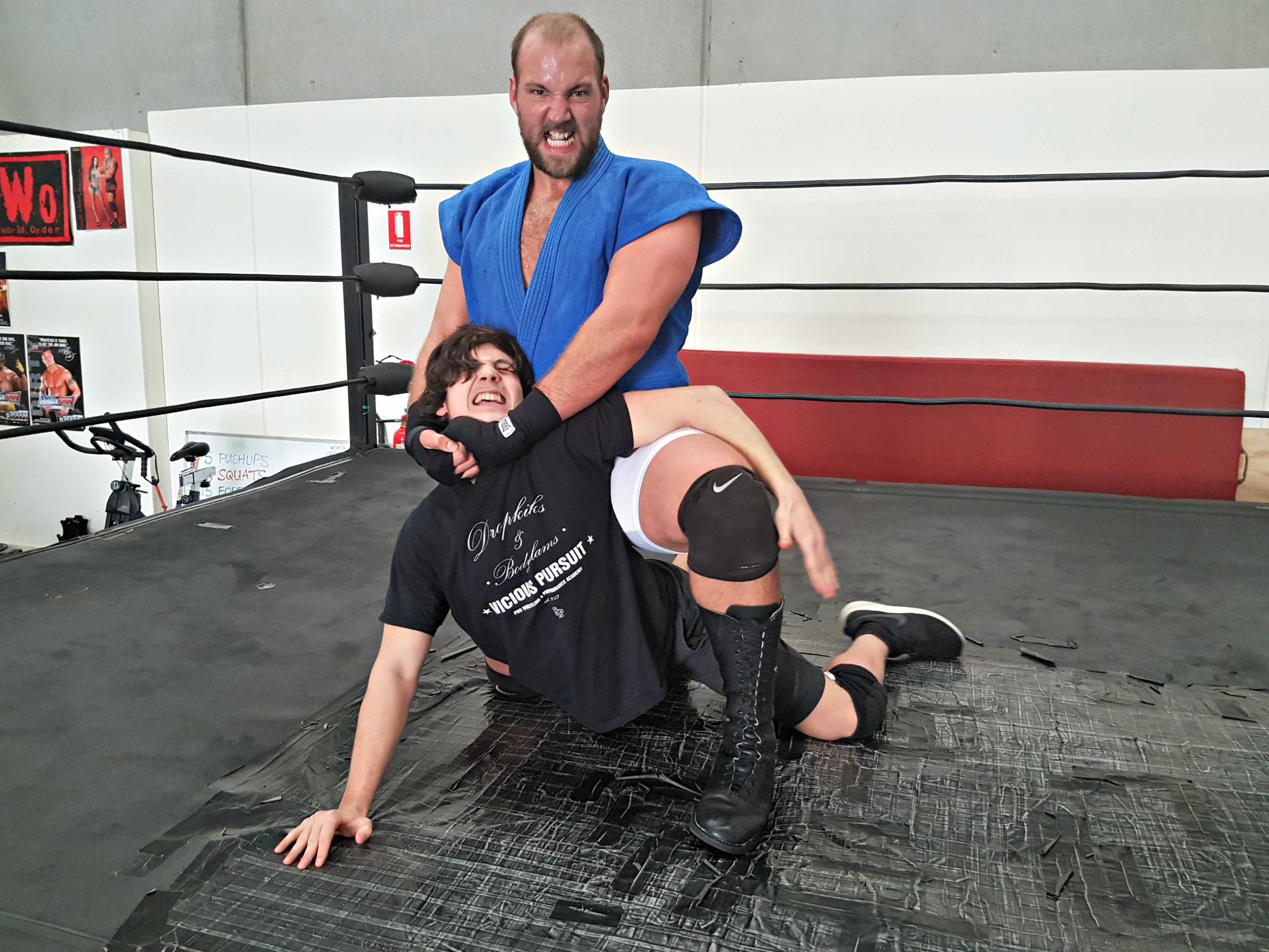 Ex-Olympic judoka Jake Andrewartha turns to professional wrestling ...