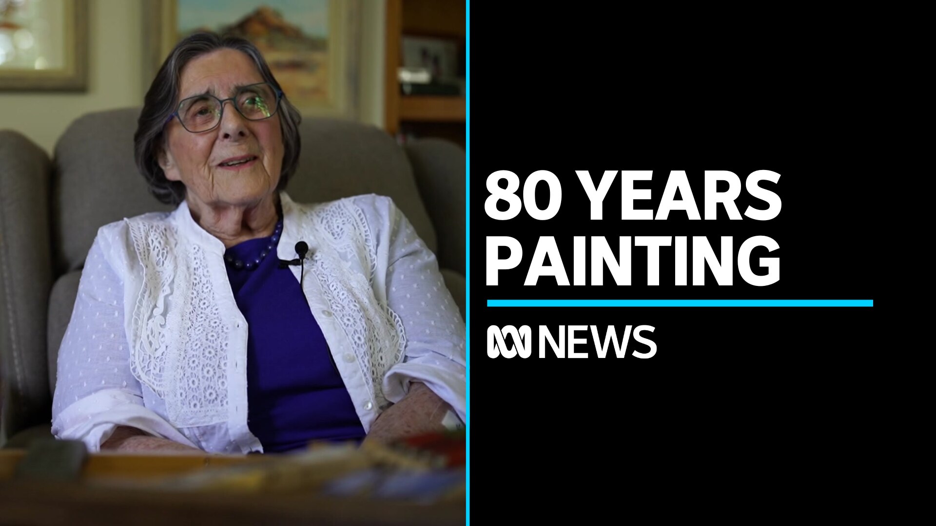 90yo painter celebrates eight decades in the arts - ABC News