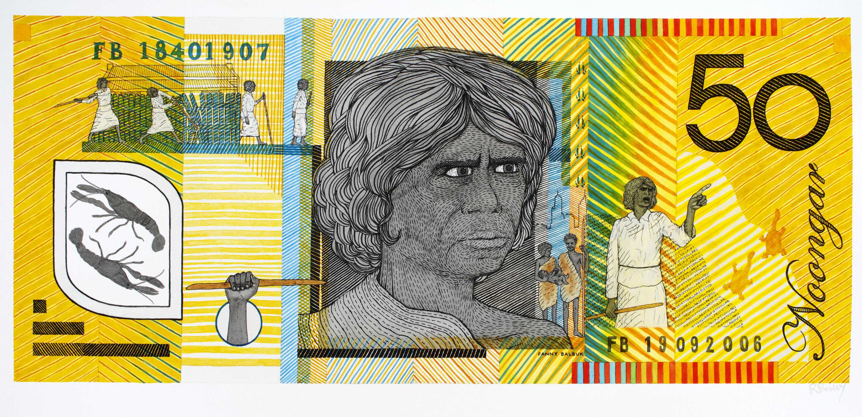 Australian artist creates 'Blood Money' currency to highlight history ...