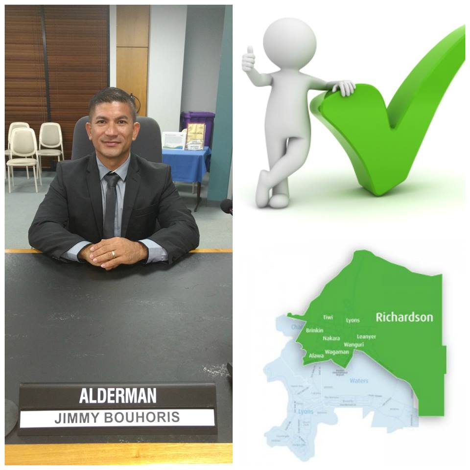 New faces in the City of Darwin council: Alderman for Richardson Jimmy ...