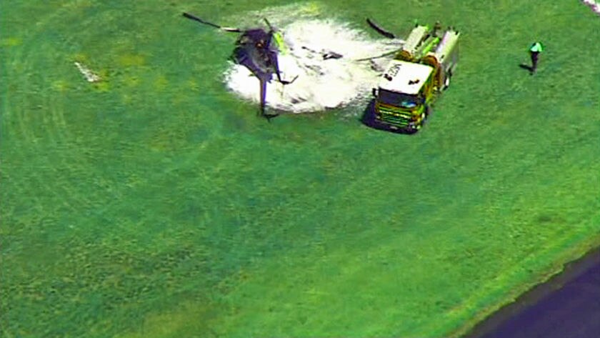 Edelsten crash-lands helicopter - ABC News