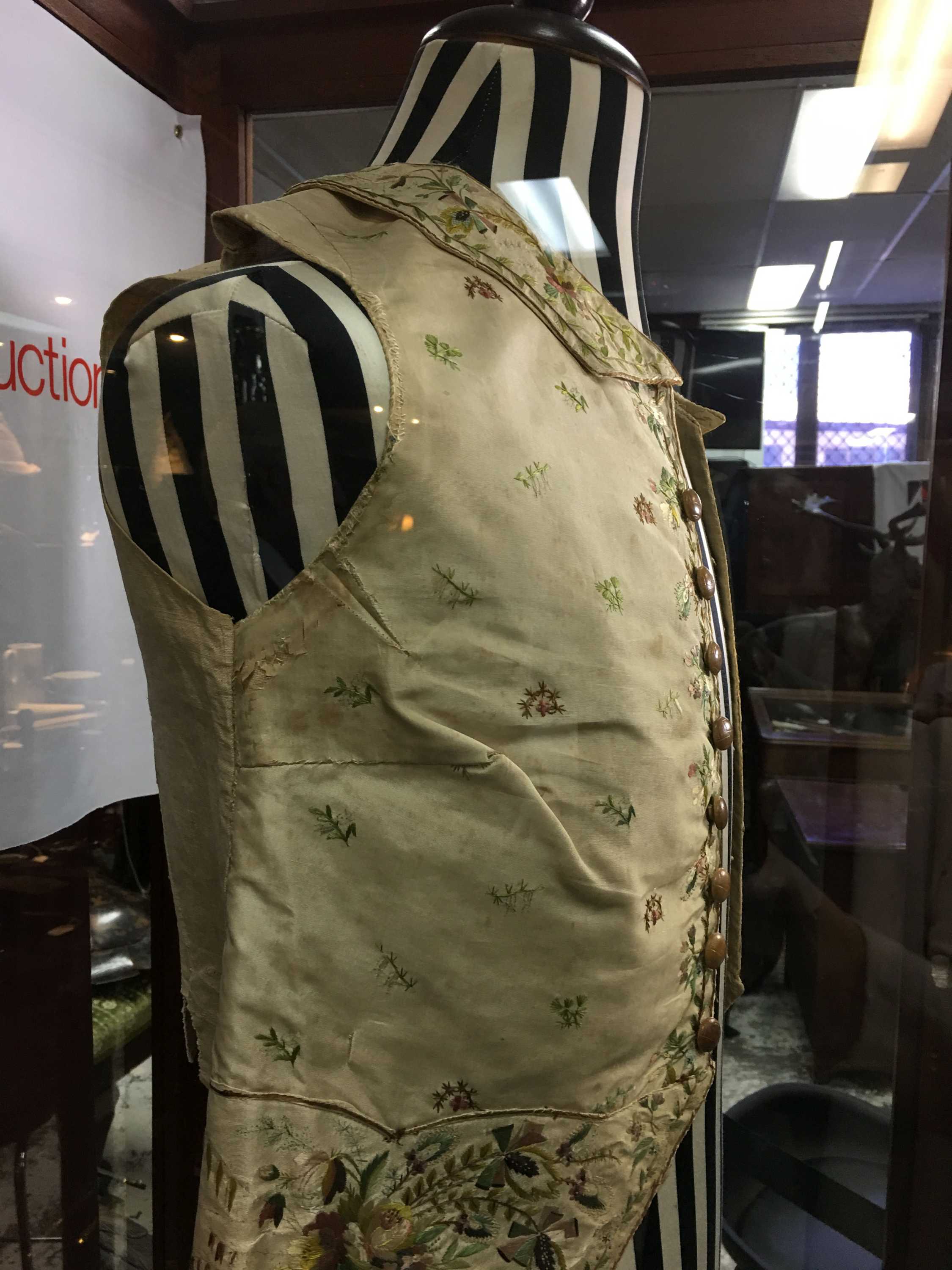 Captain Cook's waistcoat passes at auction but local buyer in ...