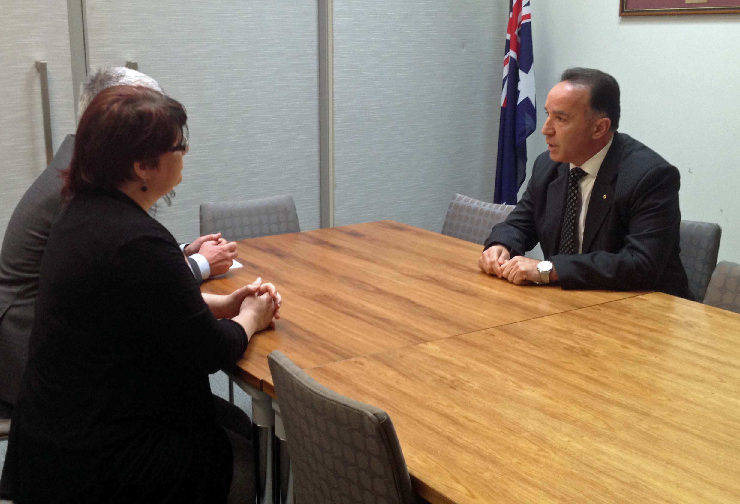Christian protesters stage sit-in at MP Andrew Nikolic's office over ...