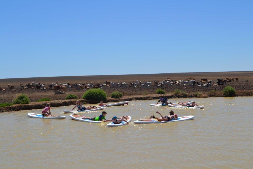 Royal Flying Doctor Service 'paddles' water safety message to rural ...