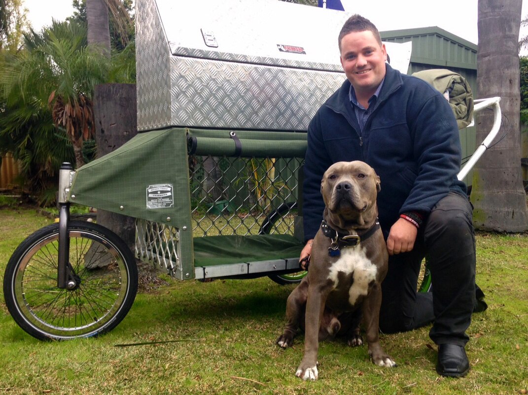 Trigger's Big Trek: War veteran Royce Hardman and dog set to walk ...