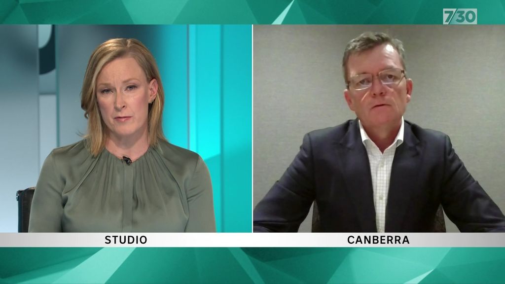 Andrew Colvin speaks to 7.30 about the delays in rebuilding after the ...