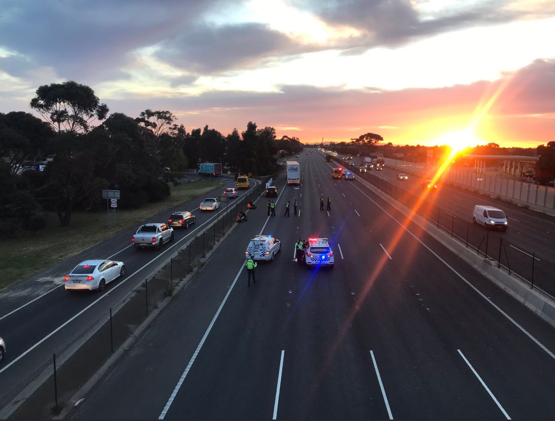 Princes Freeway reopens after pedestrian killed in Melbourne's west ...