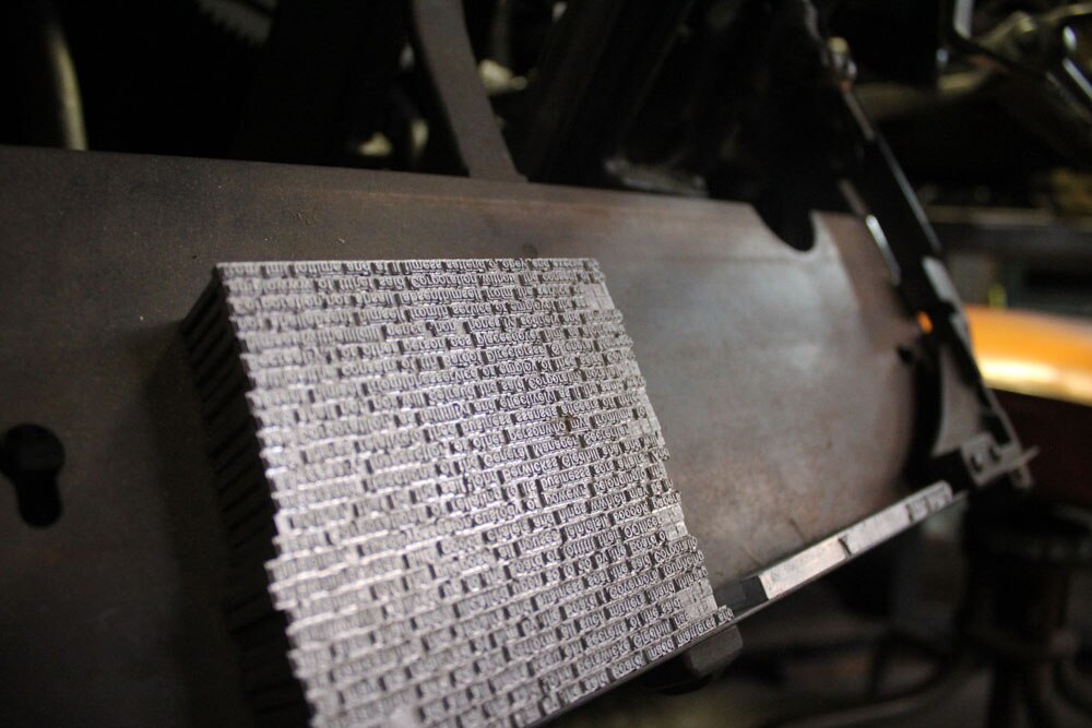 Typing with caution: Octogenarian shares fond memories of linotype ...