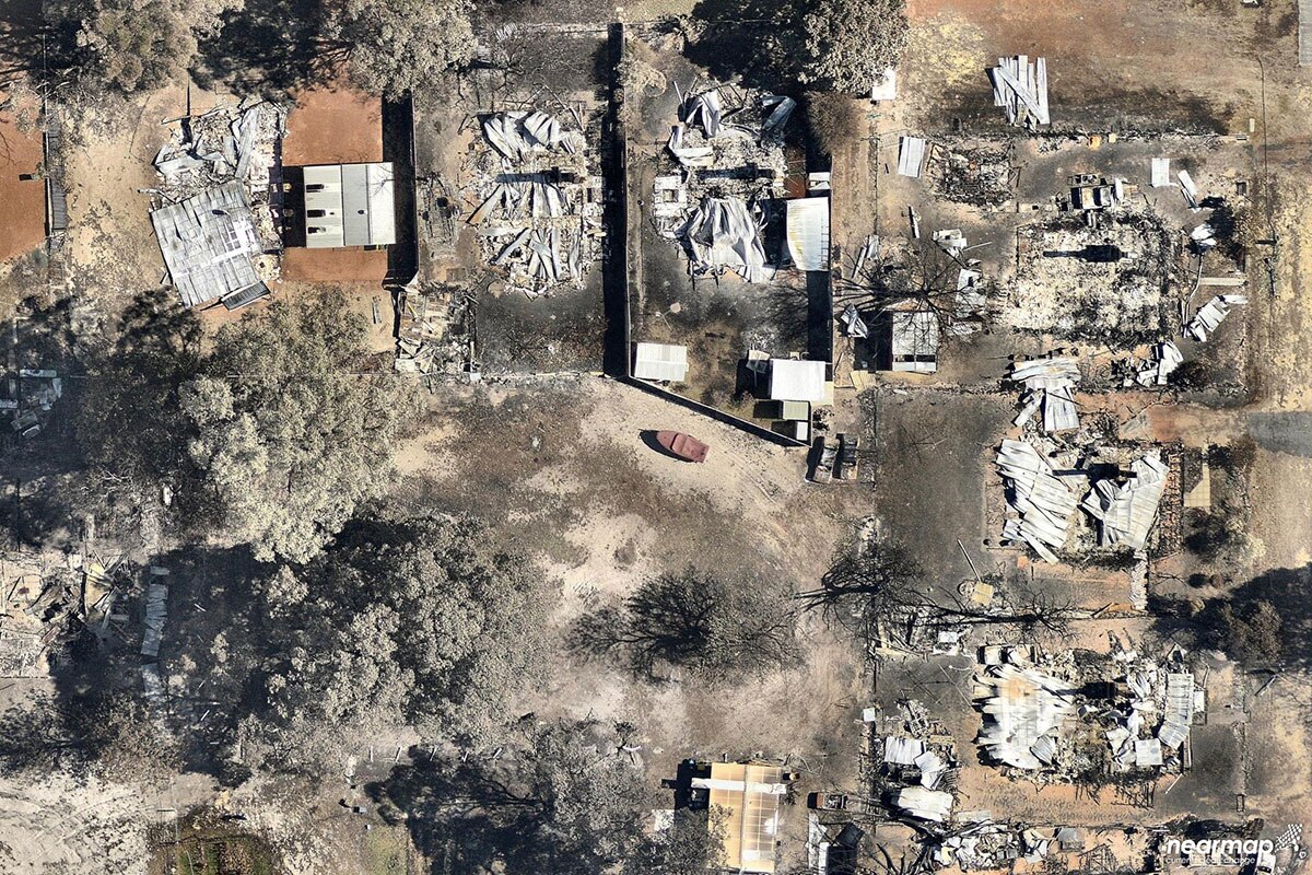 Yarloop bushfire before and after: Aerial photos reveal raw power of WA ...
