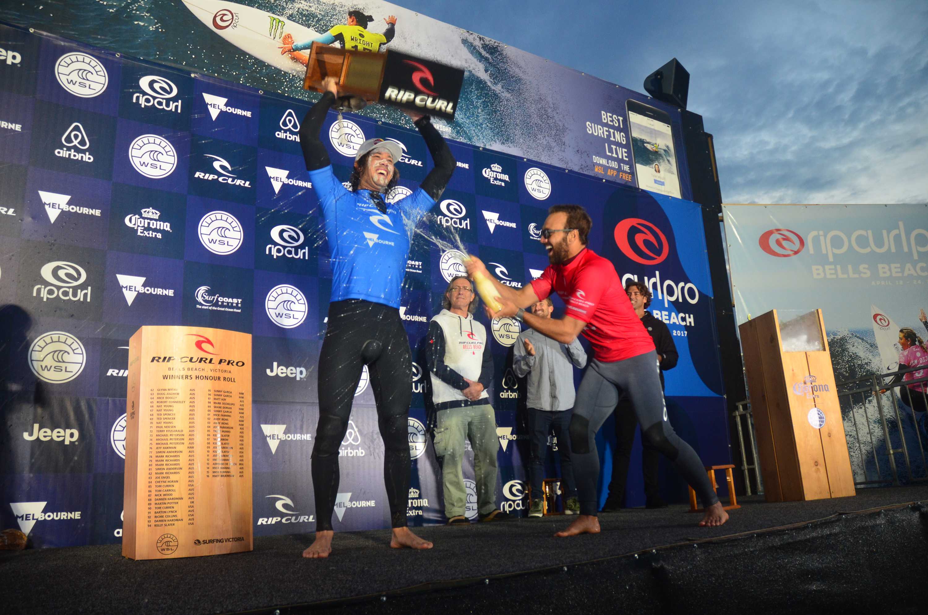 South Africa's Jordy Smith rings iconic Bells Beach World Surf League ...