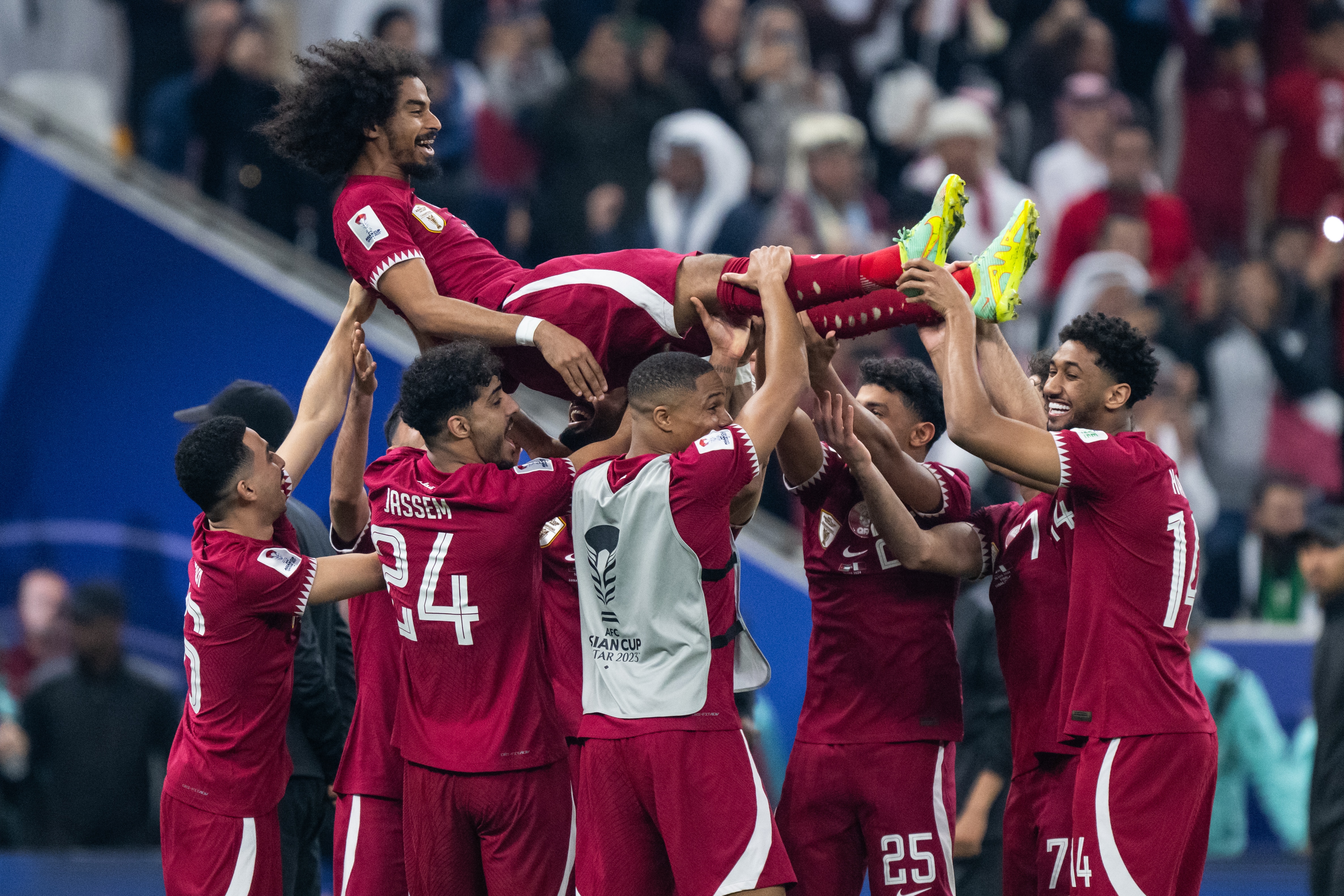 Qatar beats Jordan 3-1 to successfully defend Asian Cup crown - ABC News