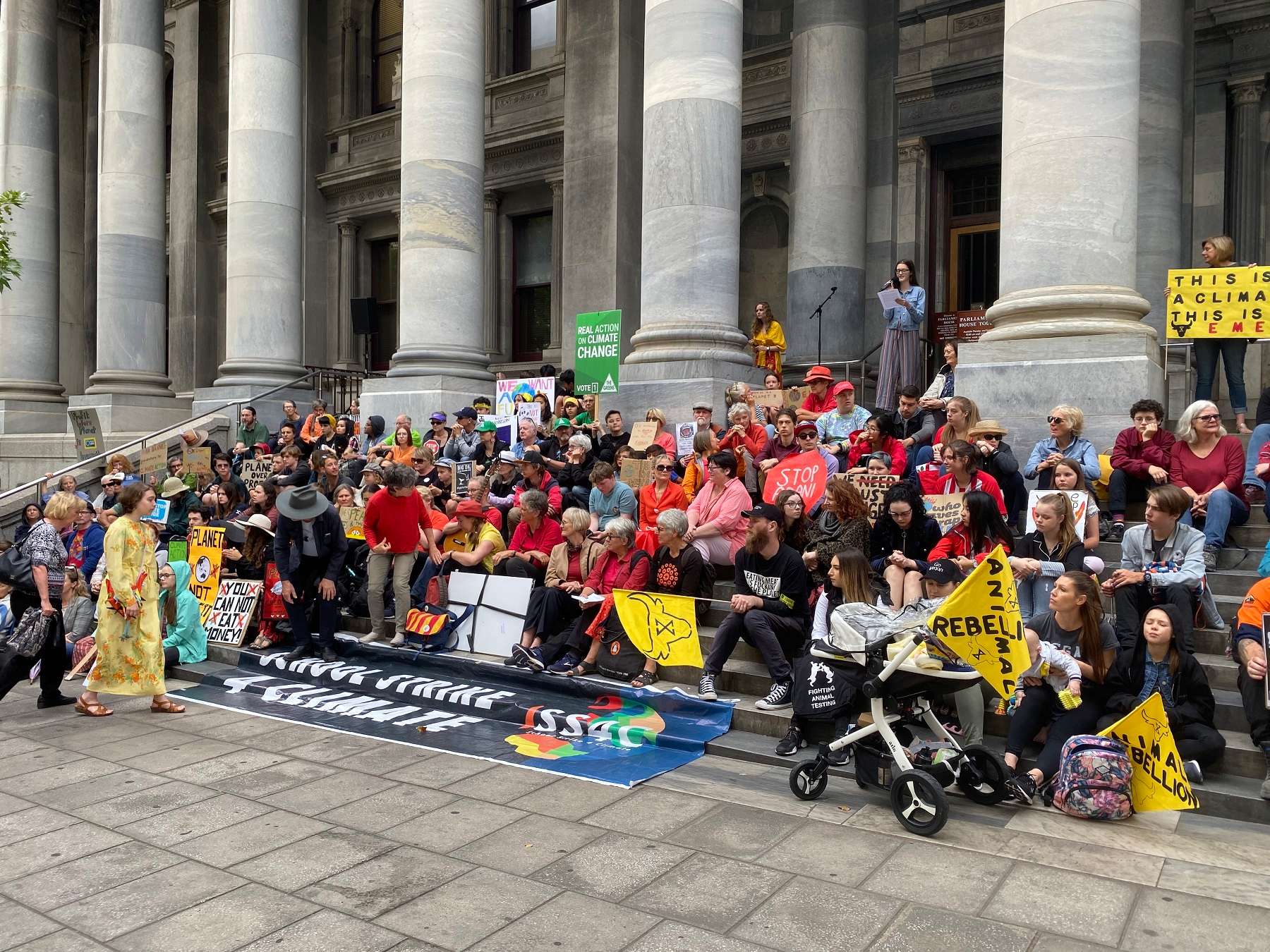 Student climate change protesters take to the streets across the ...