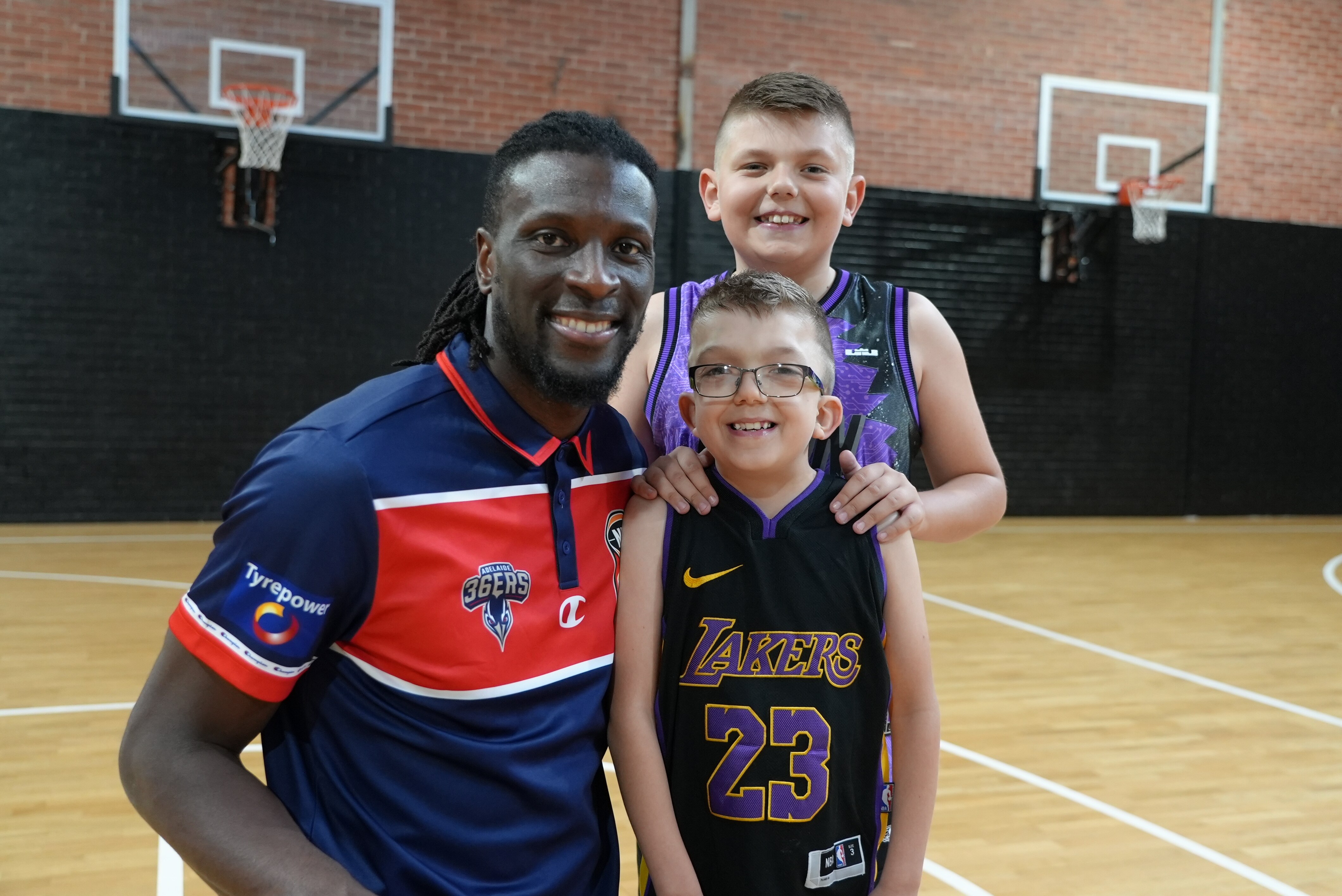 Basketball fan Noah, 8, treated to surprise meet with Adelaide 36ers ...