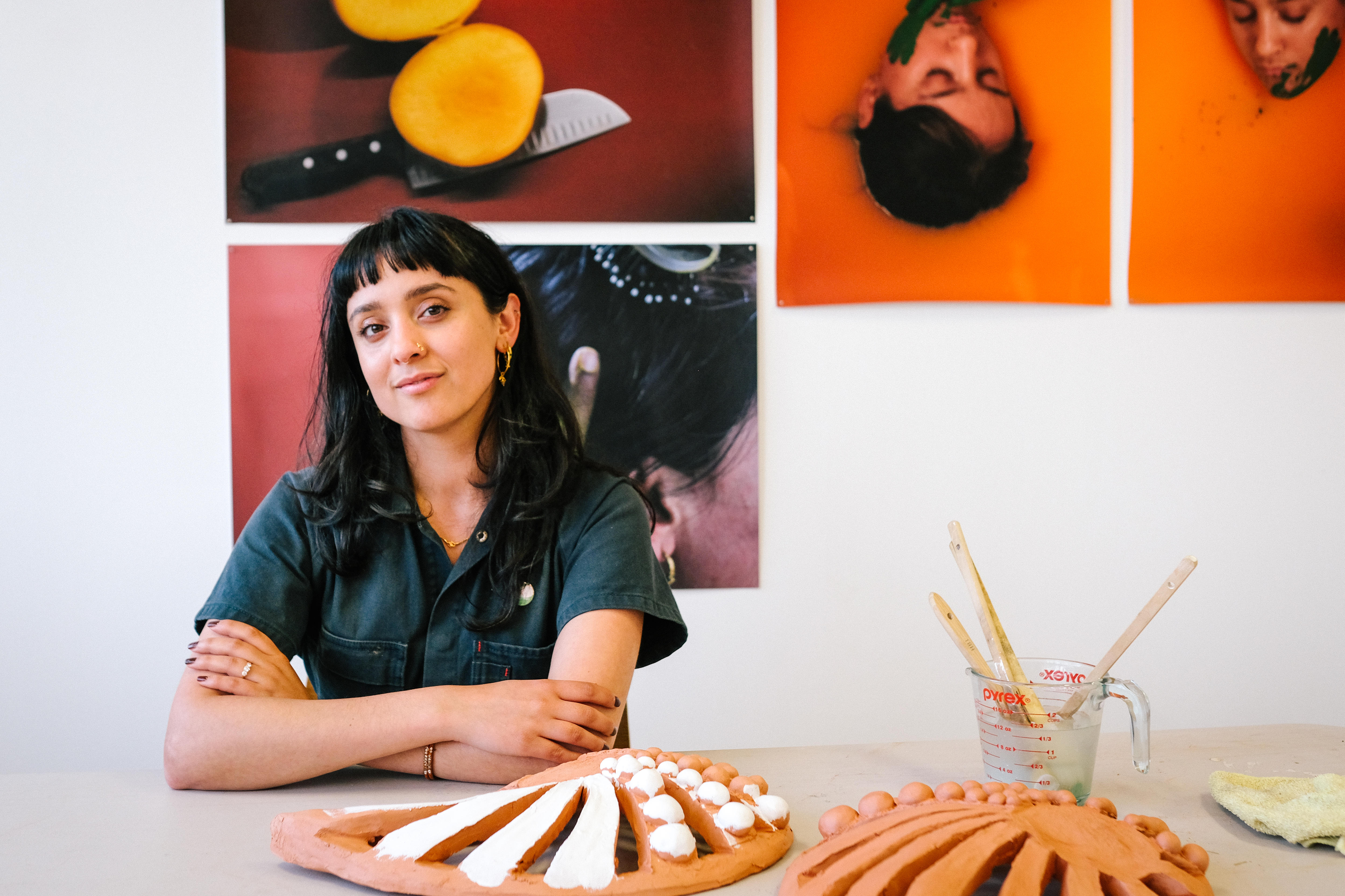 Artist Monica Rani Rudhar makes dazzling large-scale earrings from ...