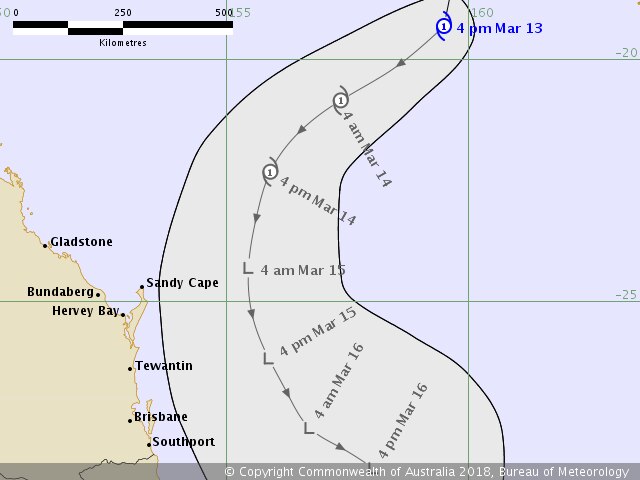 Queensland weather: Tropical Cyclone Linda forms in Coral Sea, heads ...