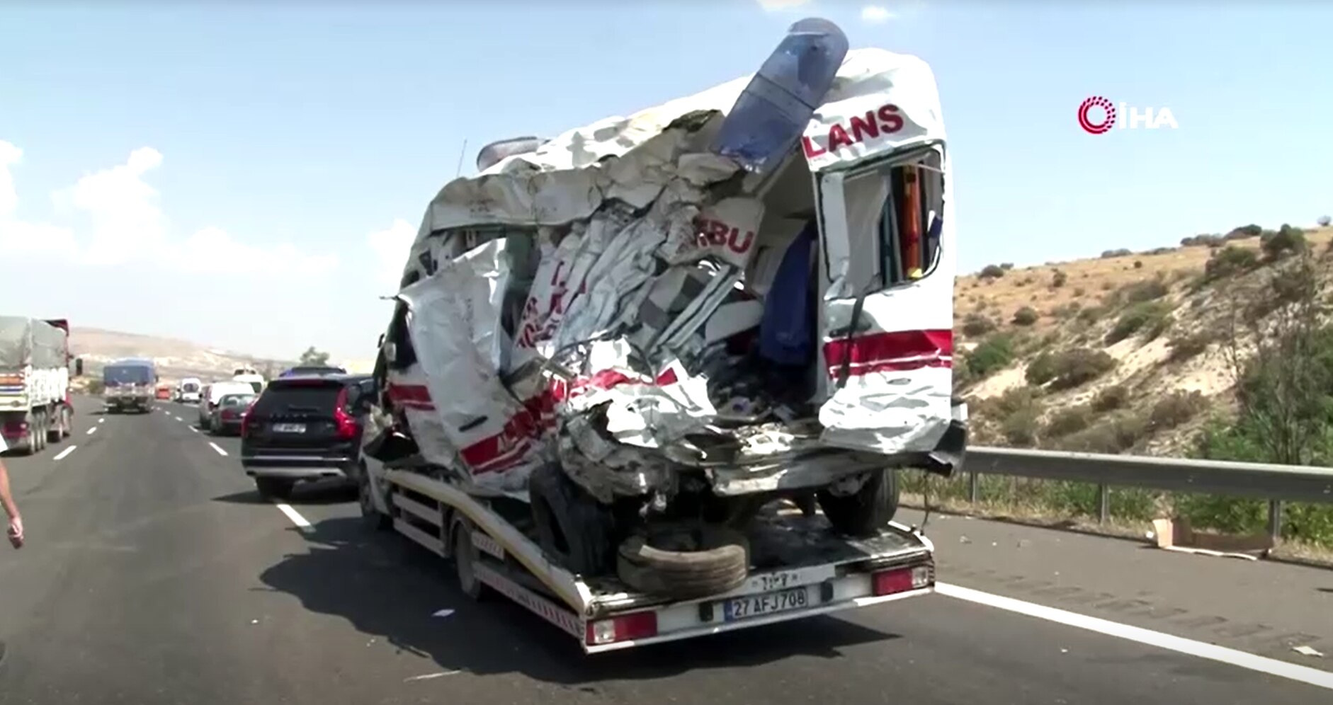 Emergency workers, journalists among at least 34 dead after two crashes ...