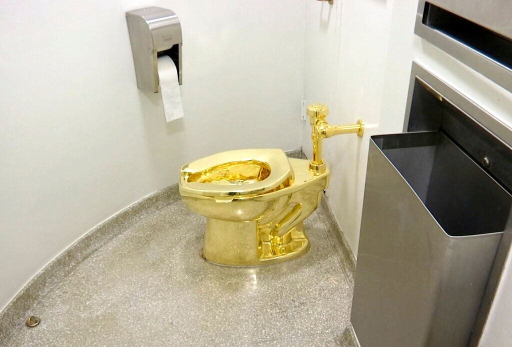 Four men charged over $9 million golden toilet heist at Winston ...