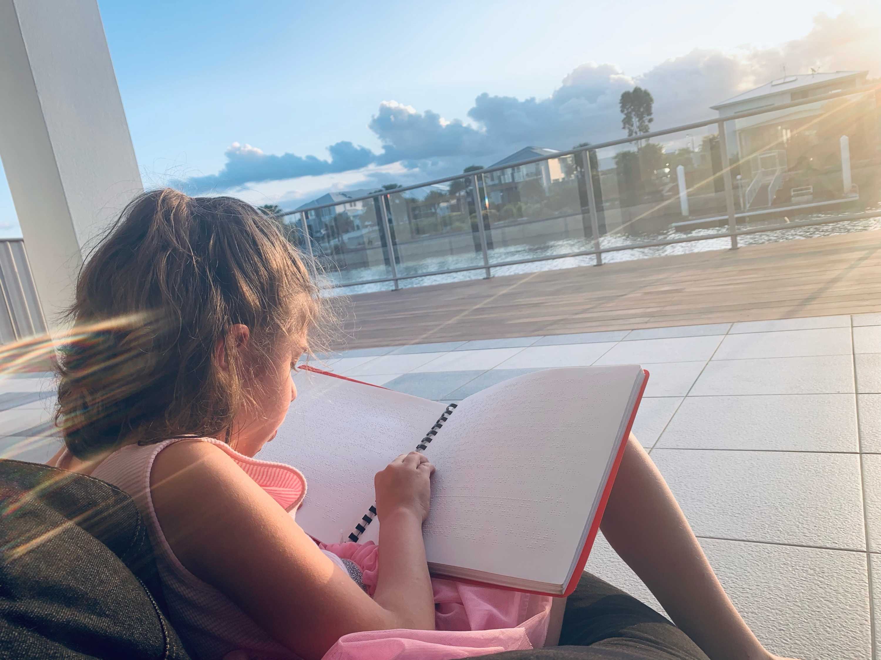 Nine-year-old Eva loves to read, but her favourite books aren't always ...