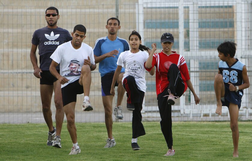 Training a tribulation for Palestinian Olympic team - ABC News