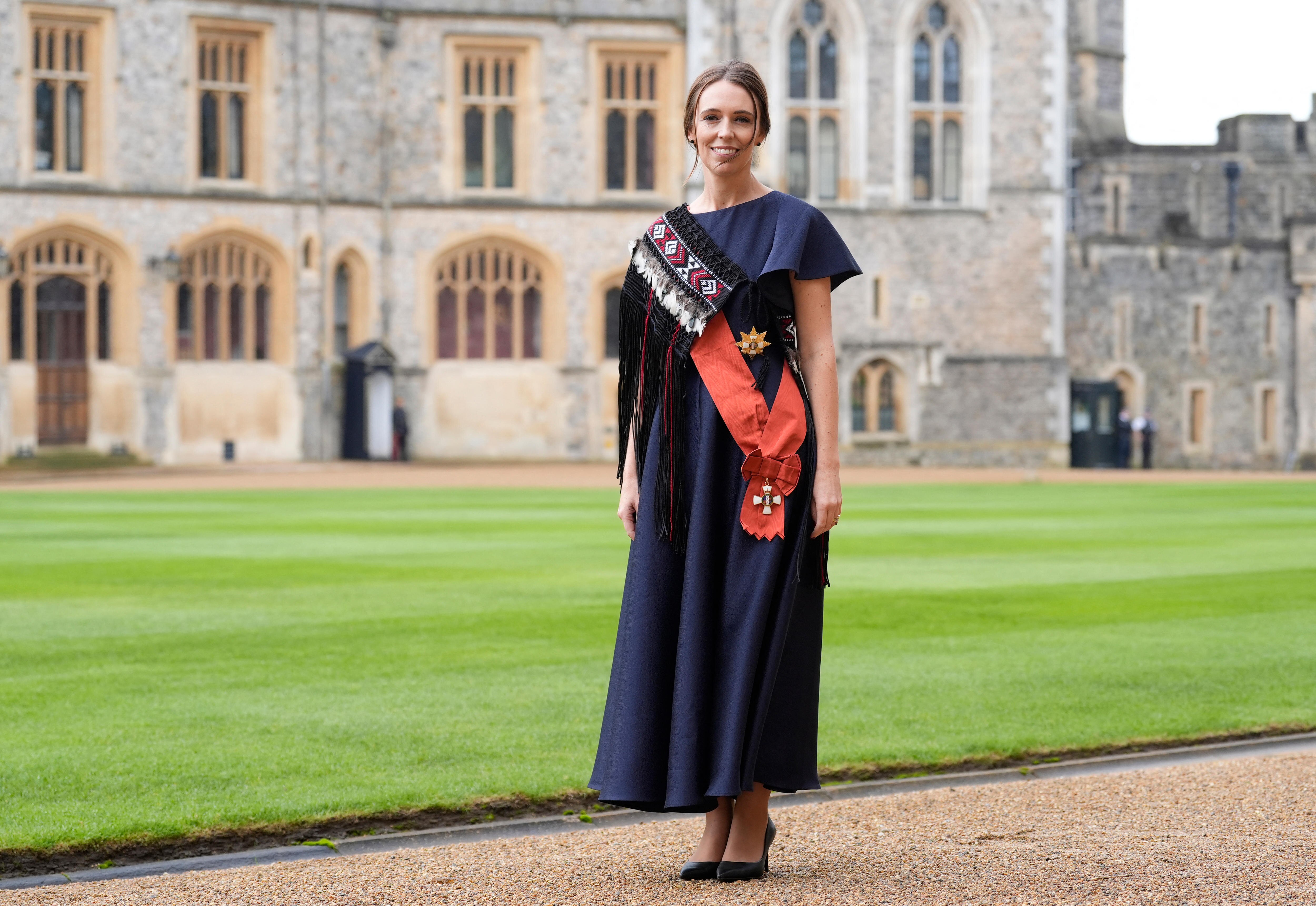 Jacinda Ardern receives damehood from Prince William - ABC News