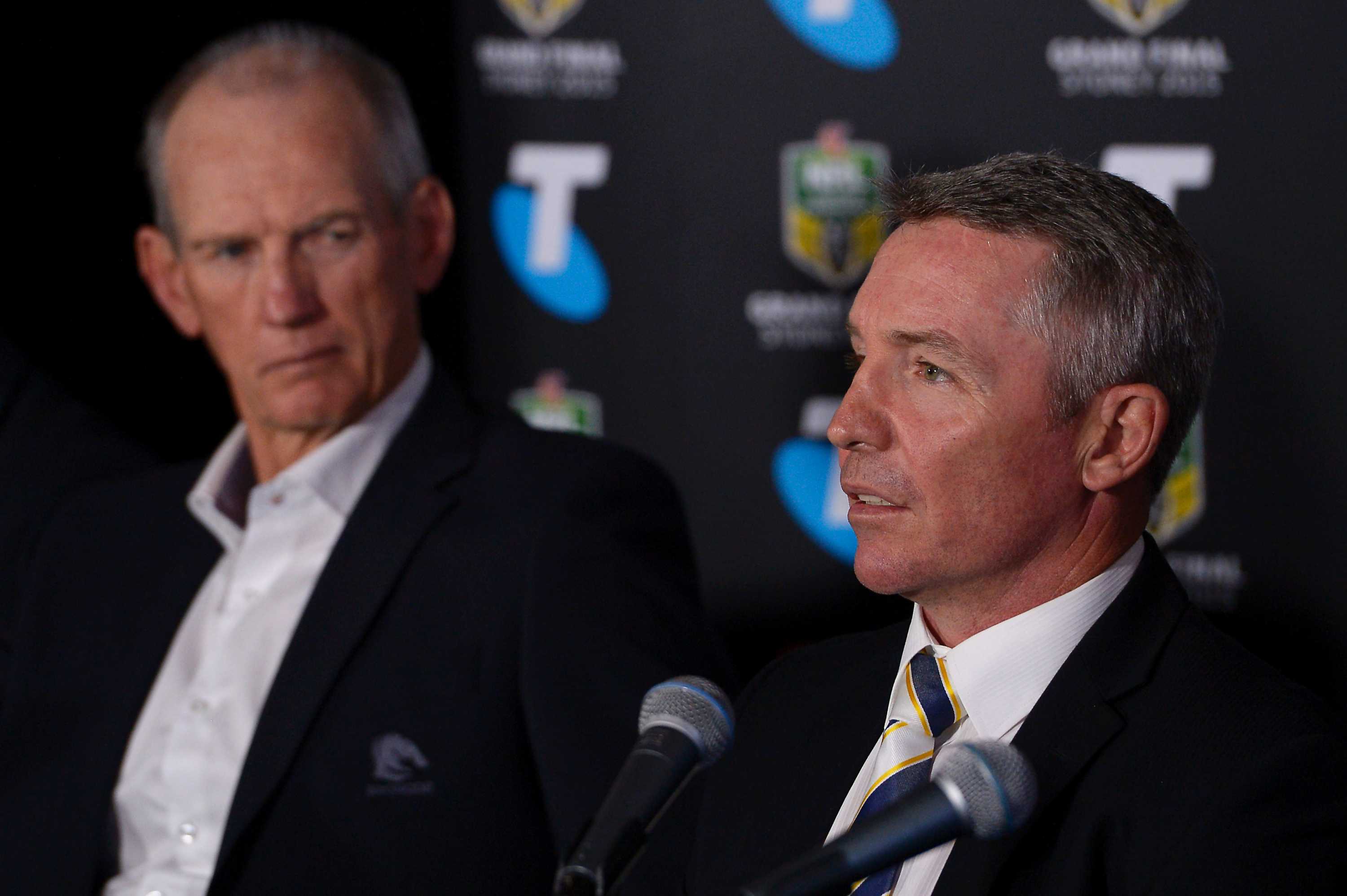 NRL grand final: Brisbane Broncos coach Wayne Bennett and North ...