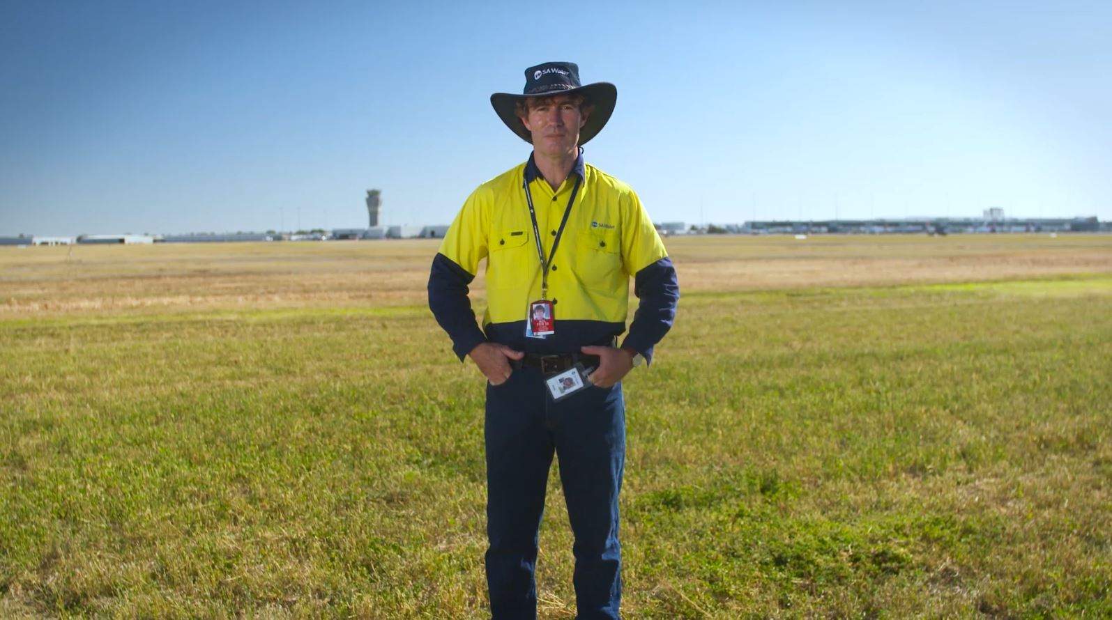Lucerne hay grown near Adelaide Airport runway helps aircraft take off ...