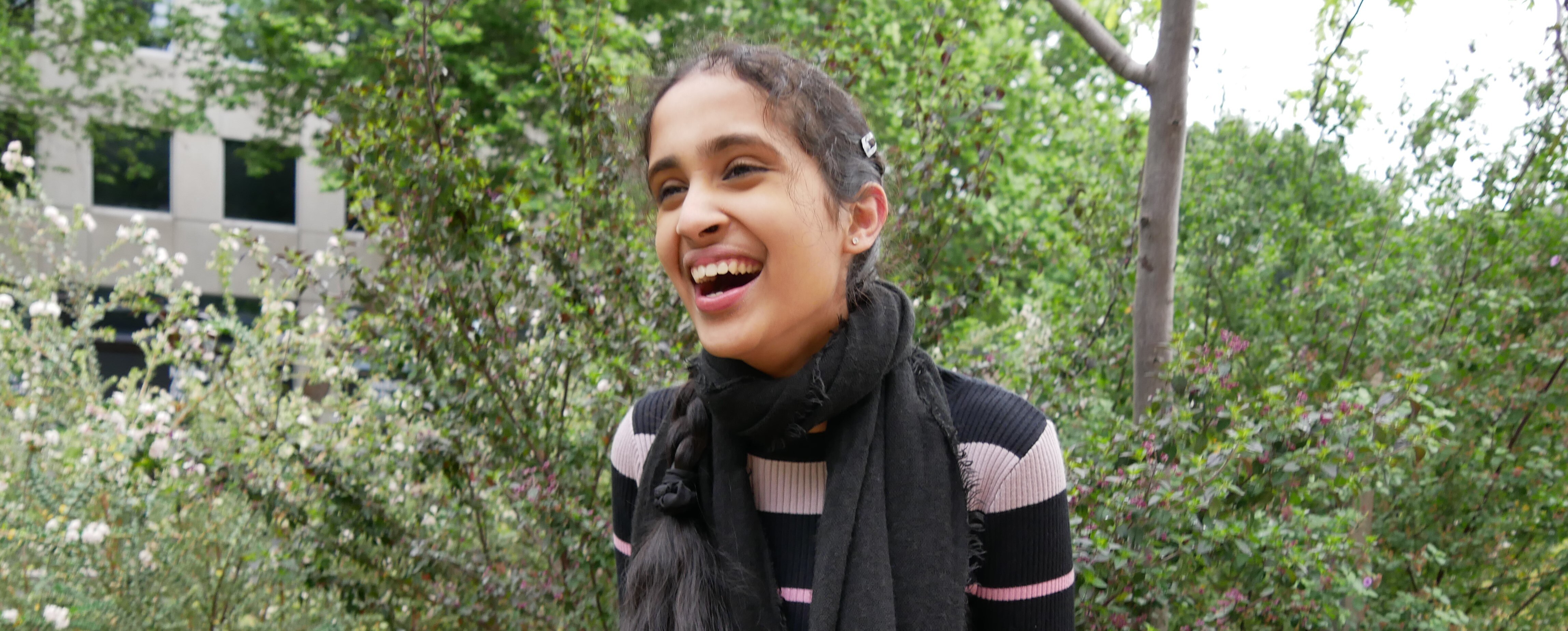 Saathvika found belonging through singing. - ABC Takeover