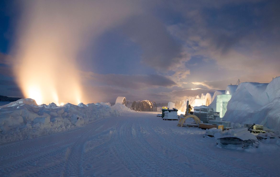 Sweden's ice hotel on the Torne river features sculptures and artists ...
