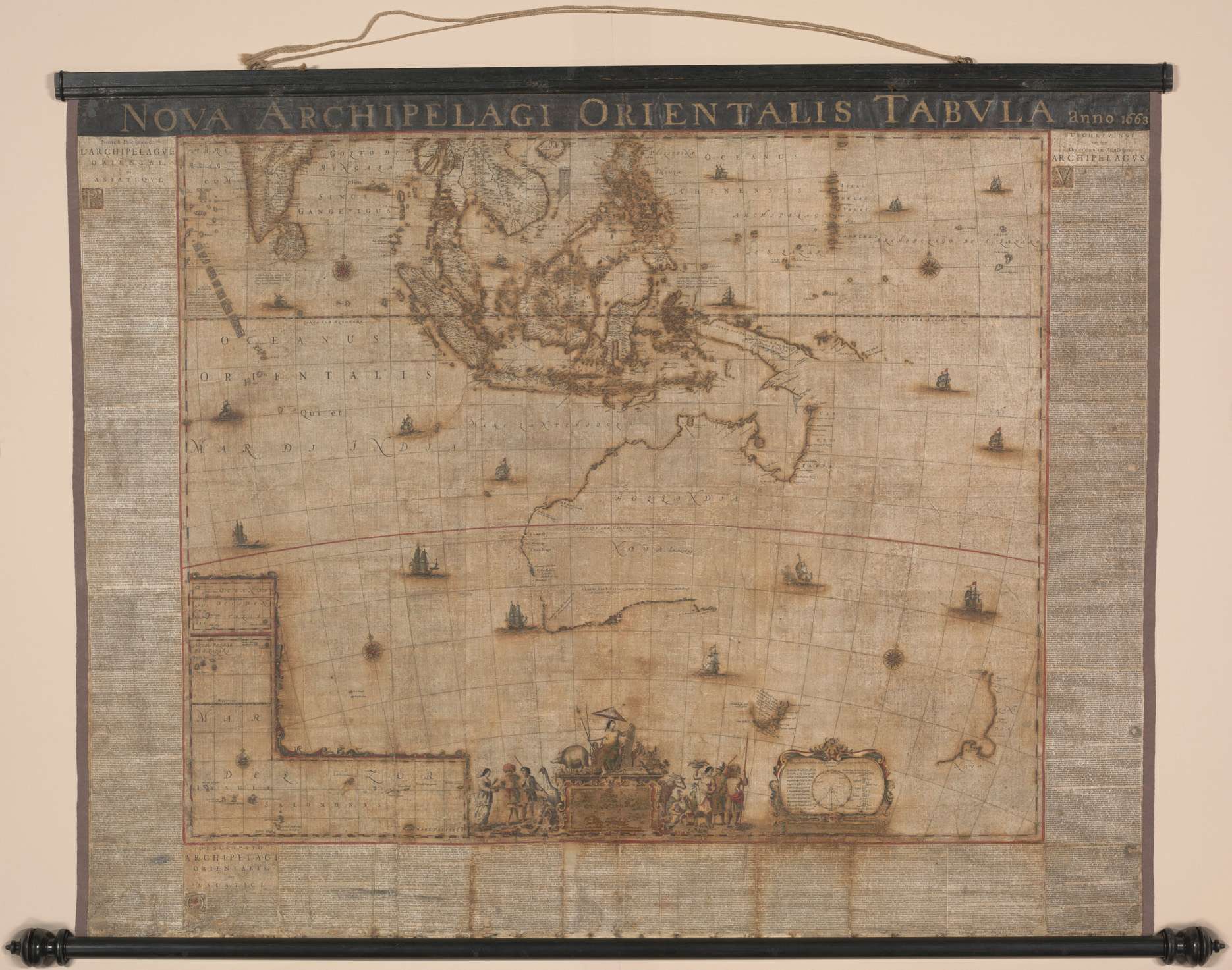 Rare "first" map of Australia restored through painstaking work - ABC ...