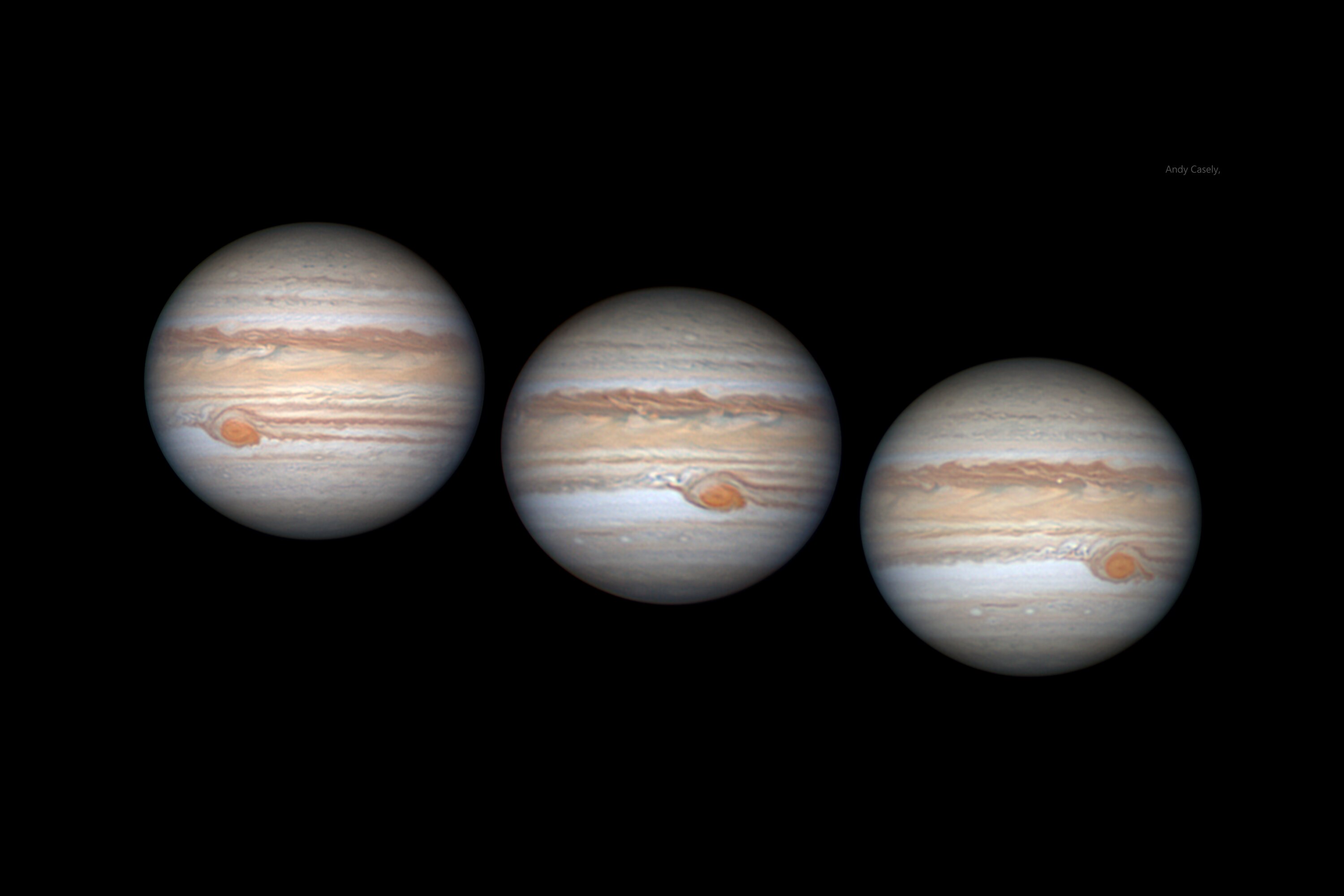 Jupiter's Great Red Spot has changed shape and winds around the outside ...