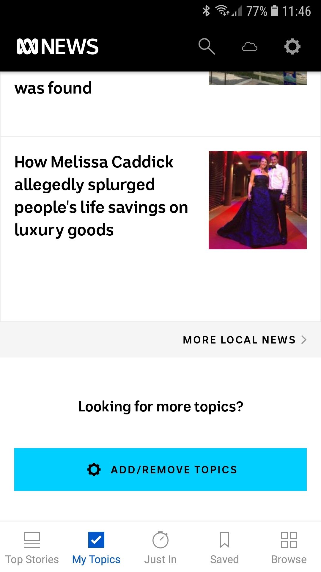How to find local news on the ABC News app - ABC News