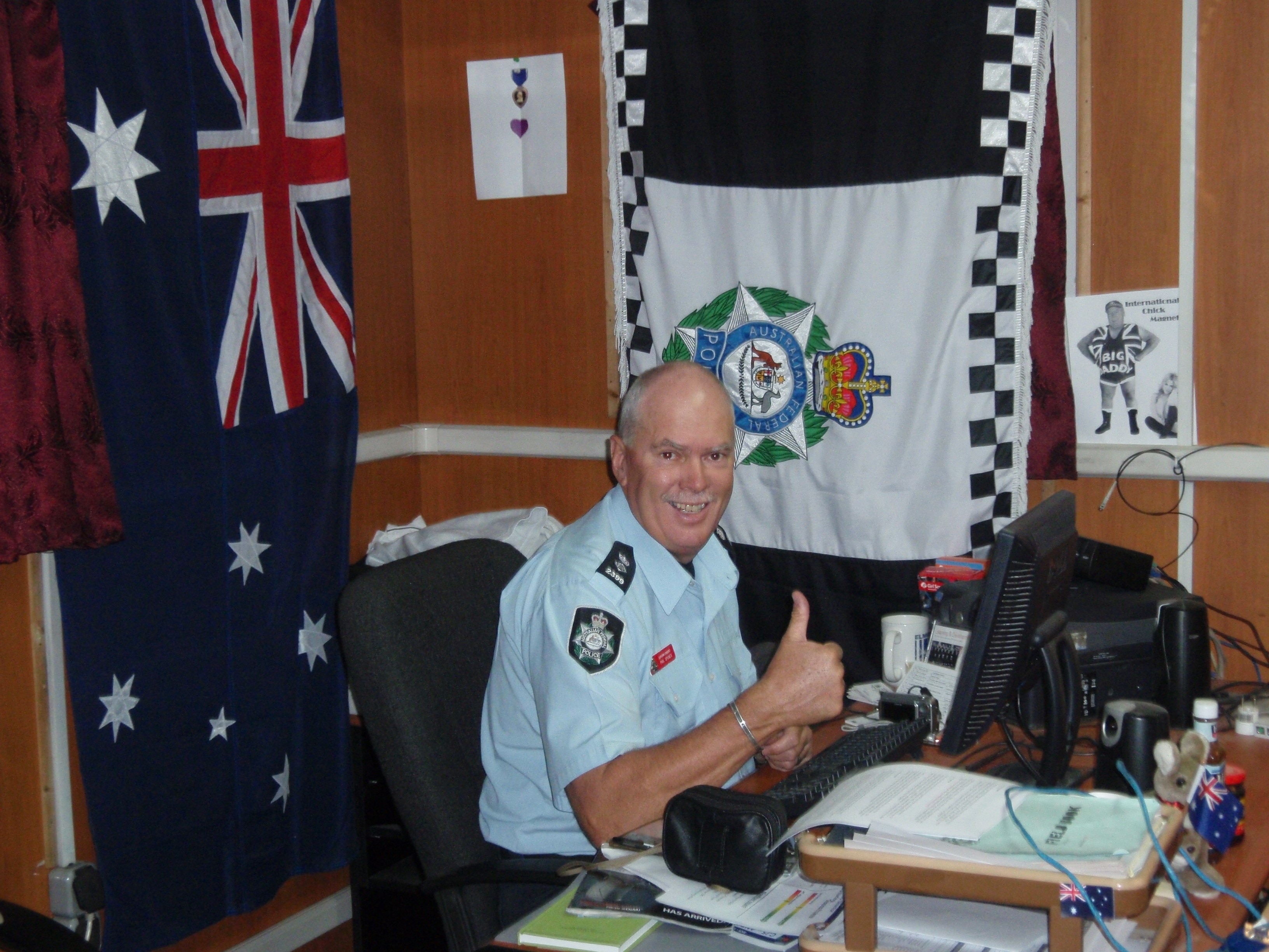 Calls for 'blue card' as Australian Federal Police officers left to ...