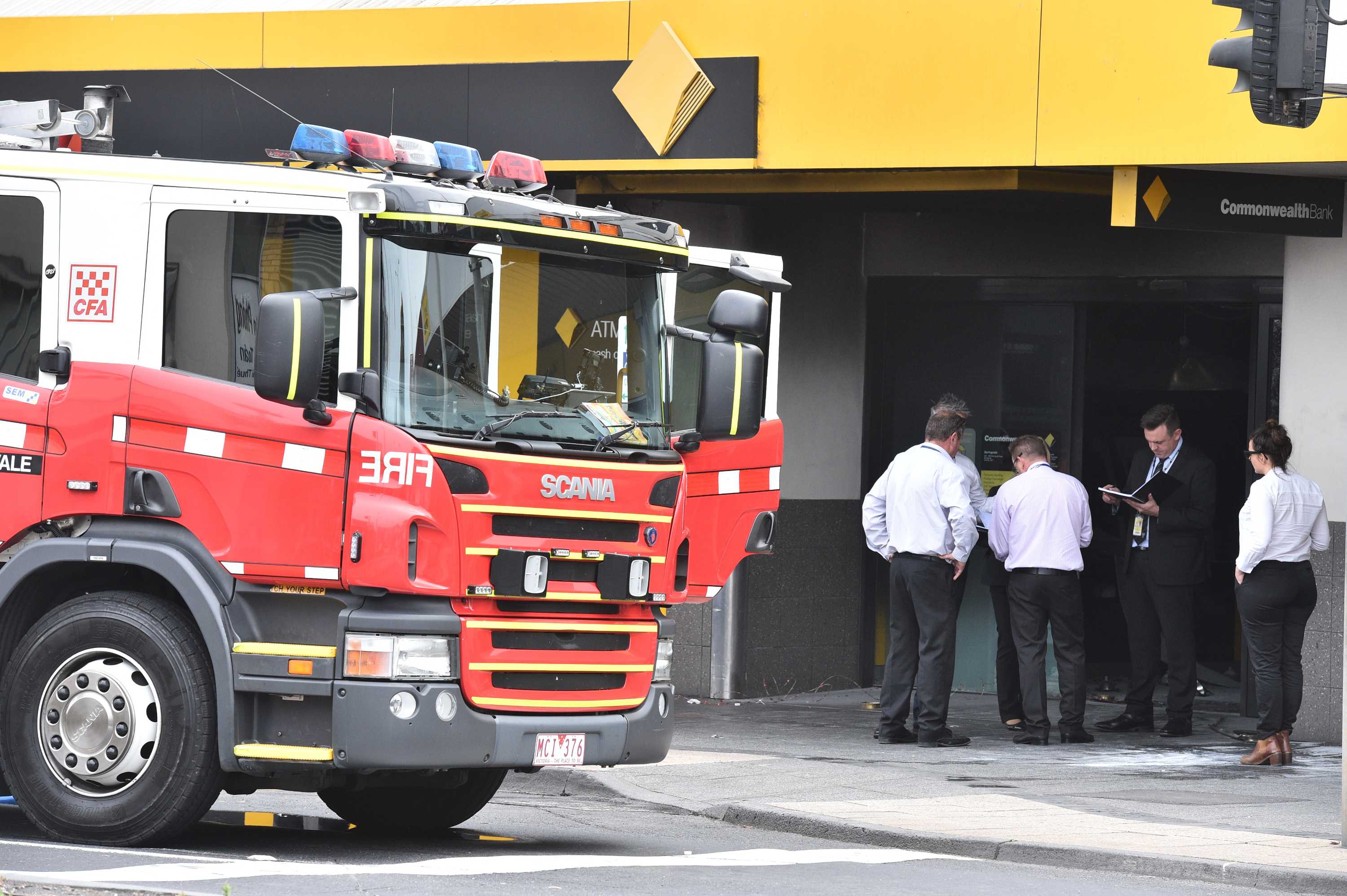 Bank fire: Dozens injured, two critical, after man allegedly sets fire ...