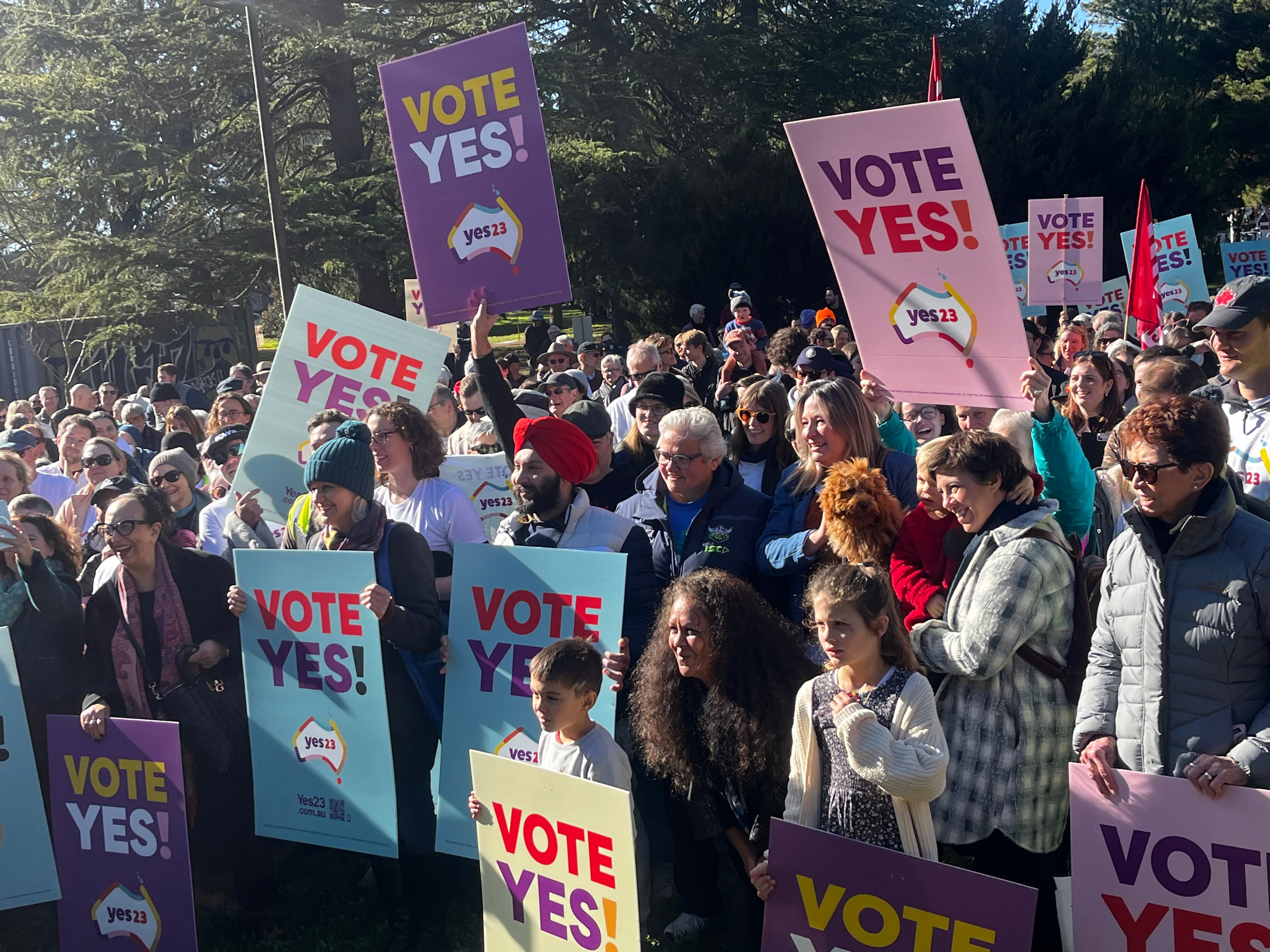 Yes advocates rally support for Voice to Parliament at events around ...