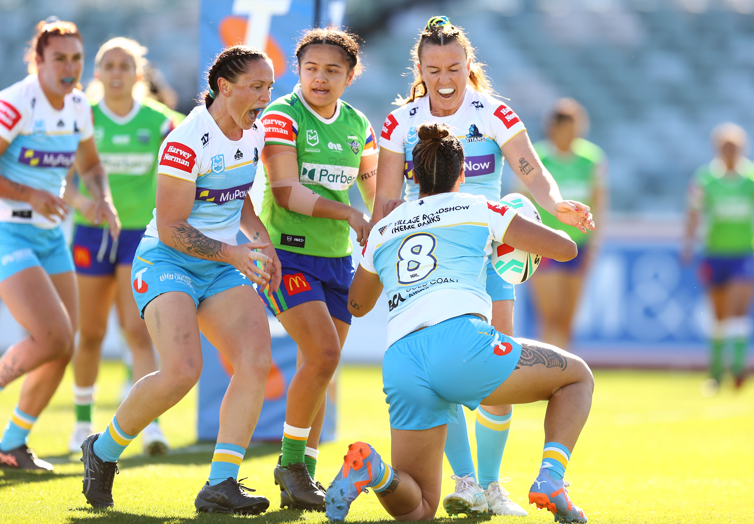 NRLW wrap: Gold Coast Titans beat Canberra Raiders 30-6 to clinch top ...