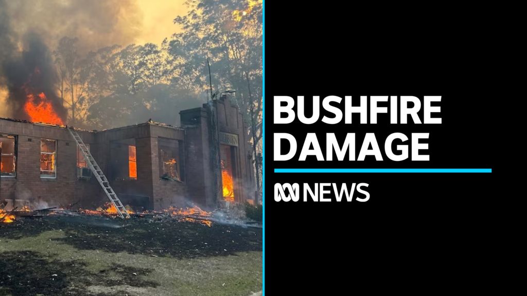 Hot and dry weather to remain after a bushfire destroys homes - ABC News