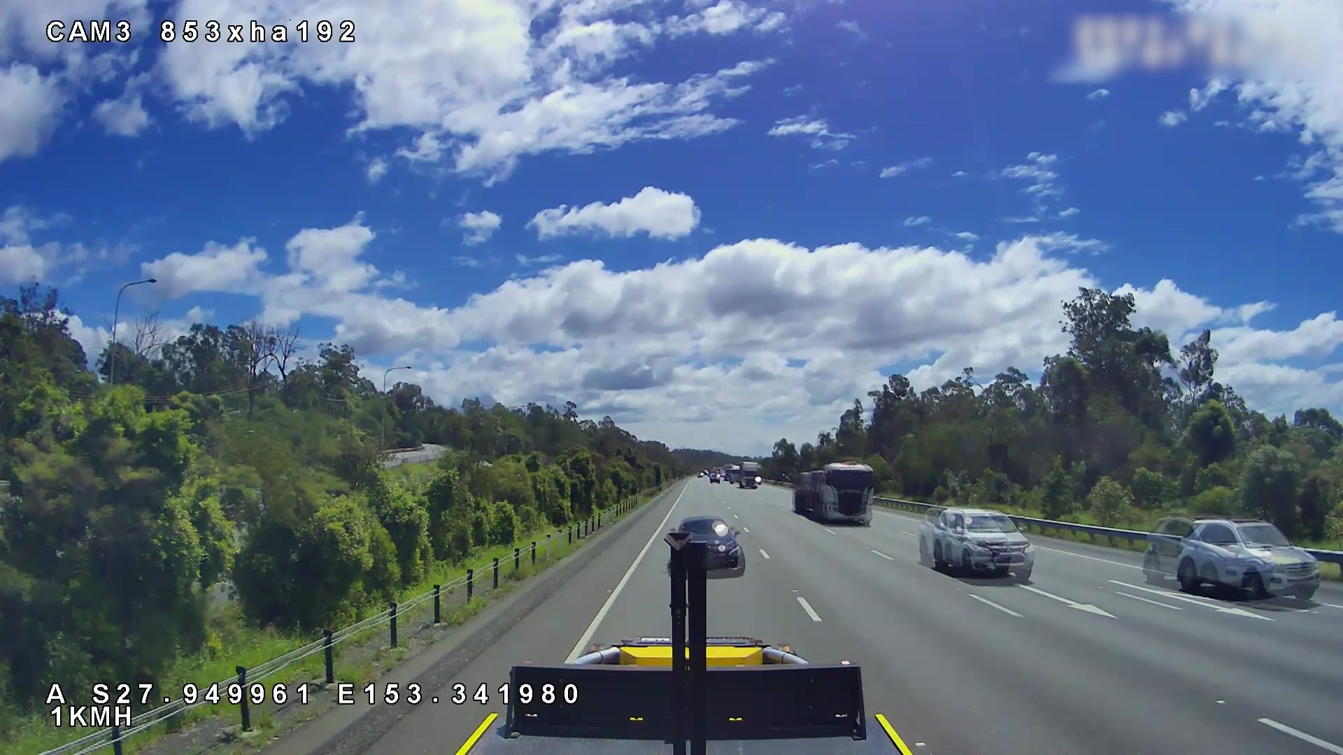 Footage shows RACQ crews facing near misses on Queensland roads. - ABC News