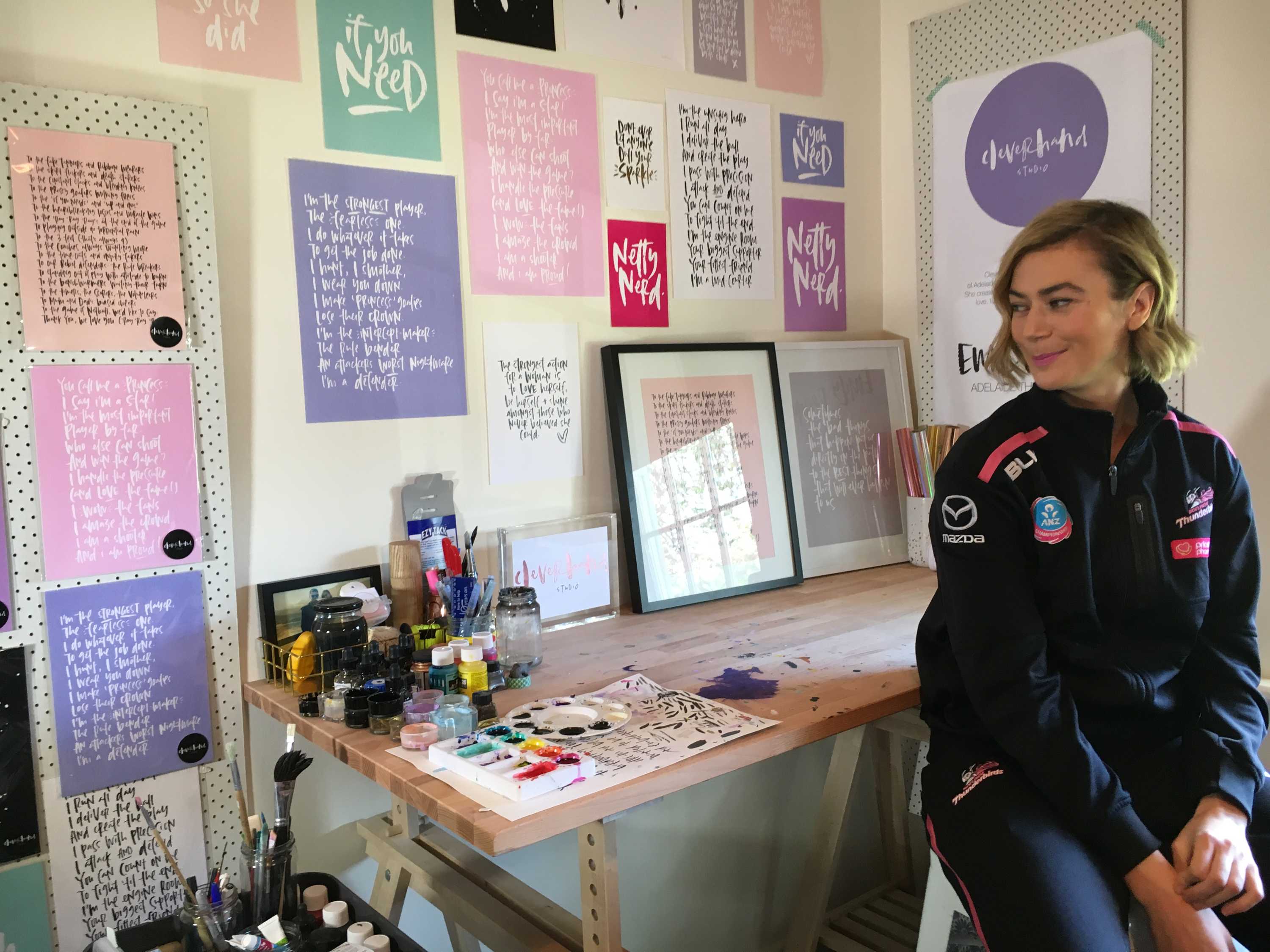 Adelaide netballer Emily Beaton gives the game away to focus on art ...