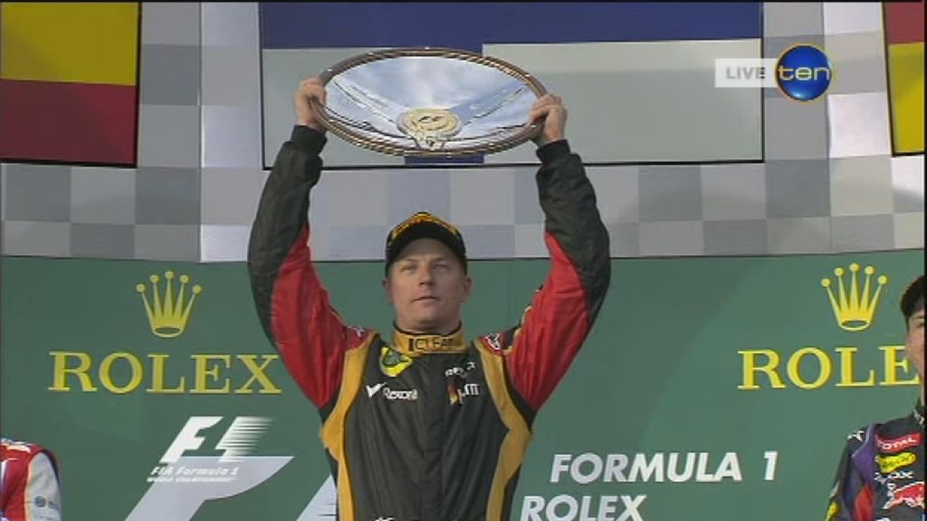 Kimi Raikkonen wins the Australian Grand Prix - ABC News